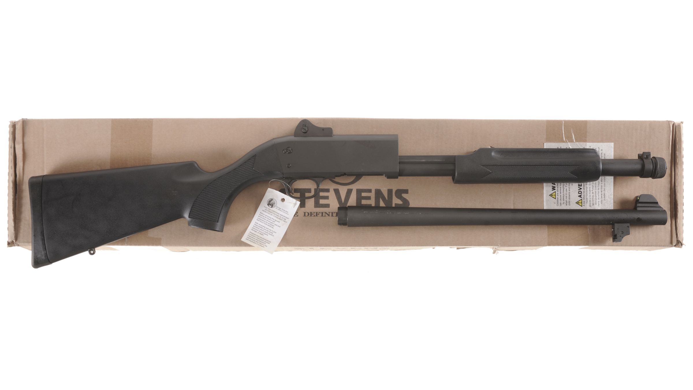 Stevens Model 350 Slide Action Shotgun with Box | Rock Island Auction