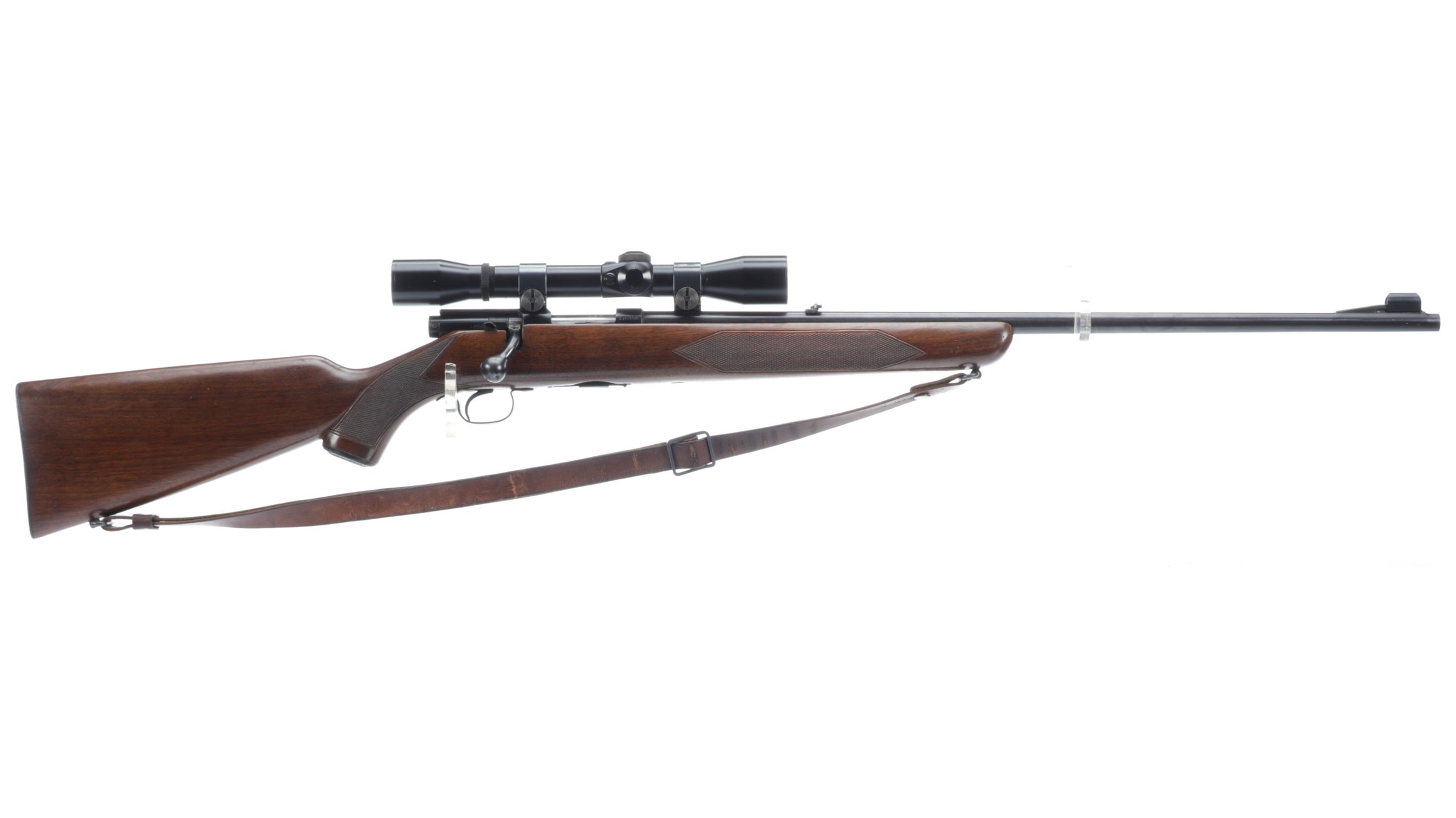 Winchester Model 43 Bolt Action Rifle in .218 Bee with Scope | Rock ...