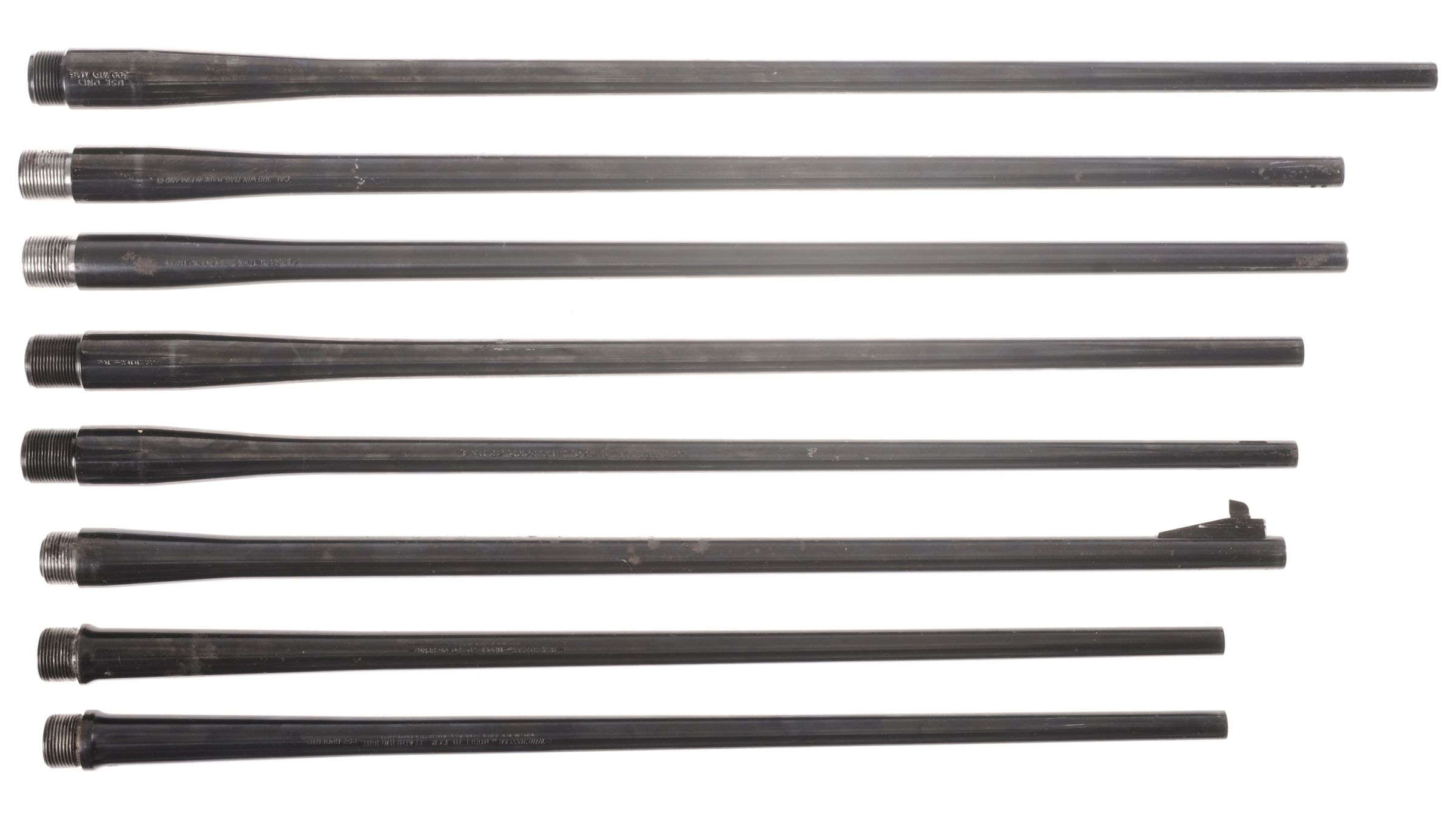 Eight Bolt Action Rifle Barrels | Rock Island Auction