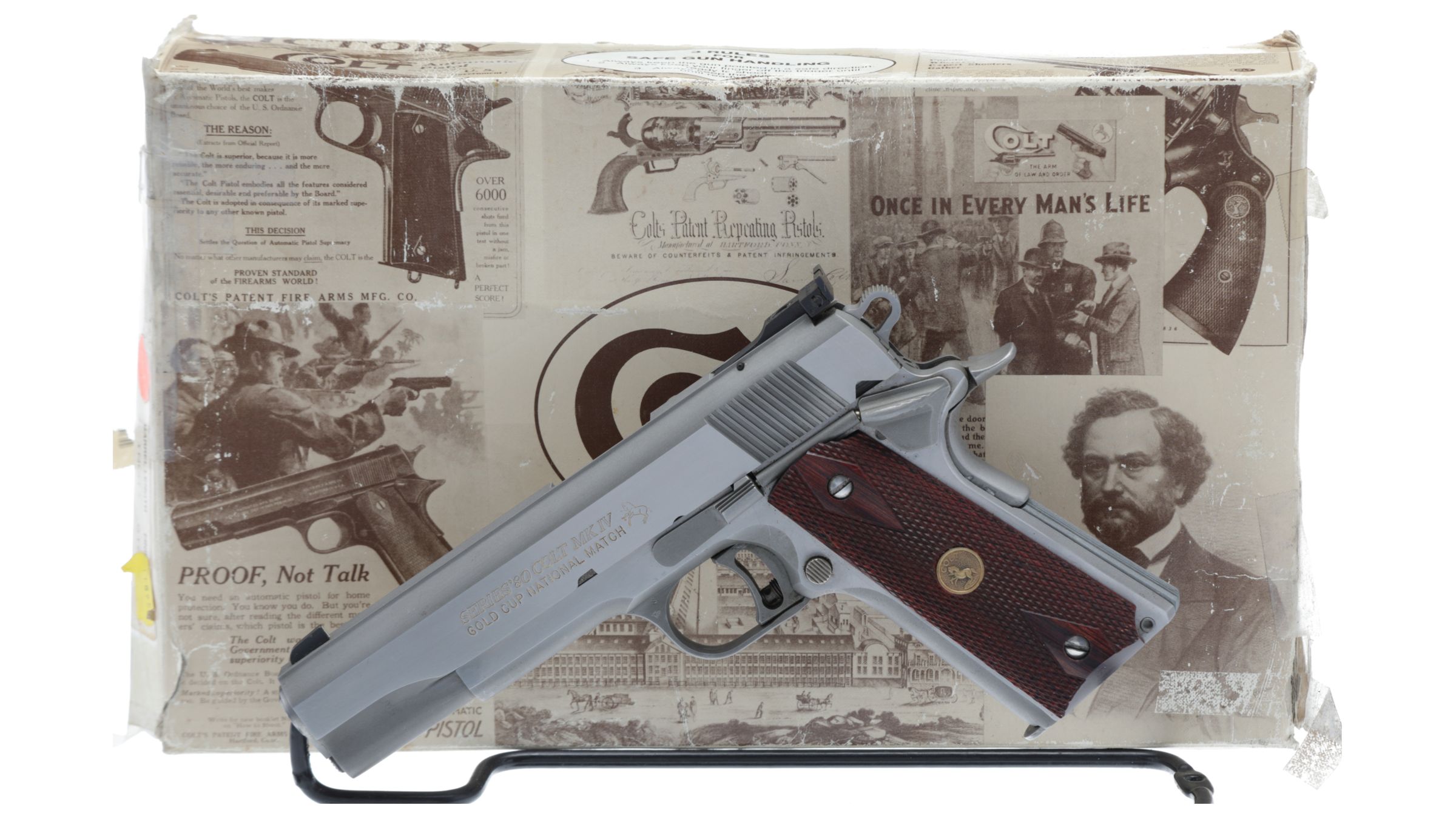 Colt Series 80 MKIV Gold Cup National Match Pistol with Case | Rock ...