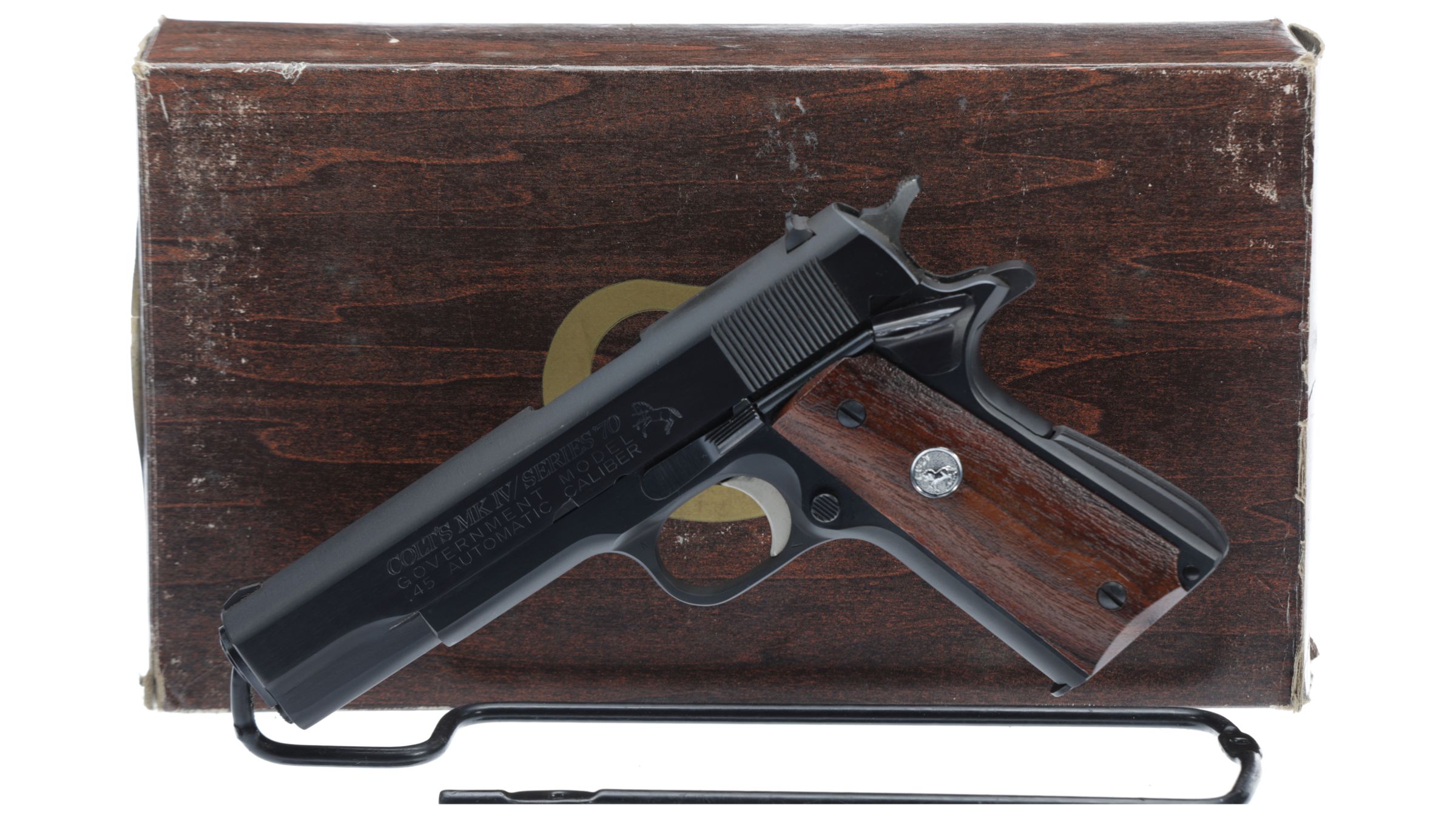 Colt MK IV Series 70 Government Model Pistol with Box | Rock Island Auction
