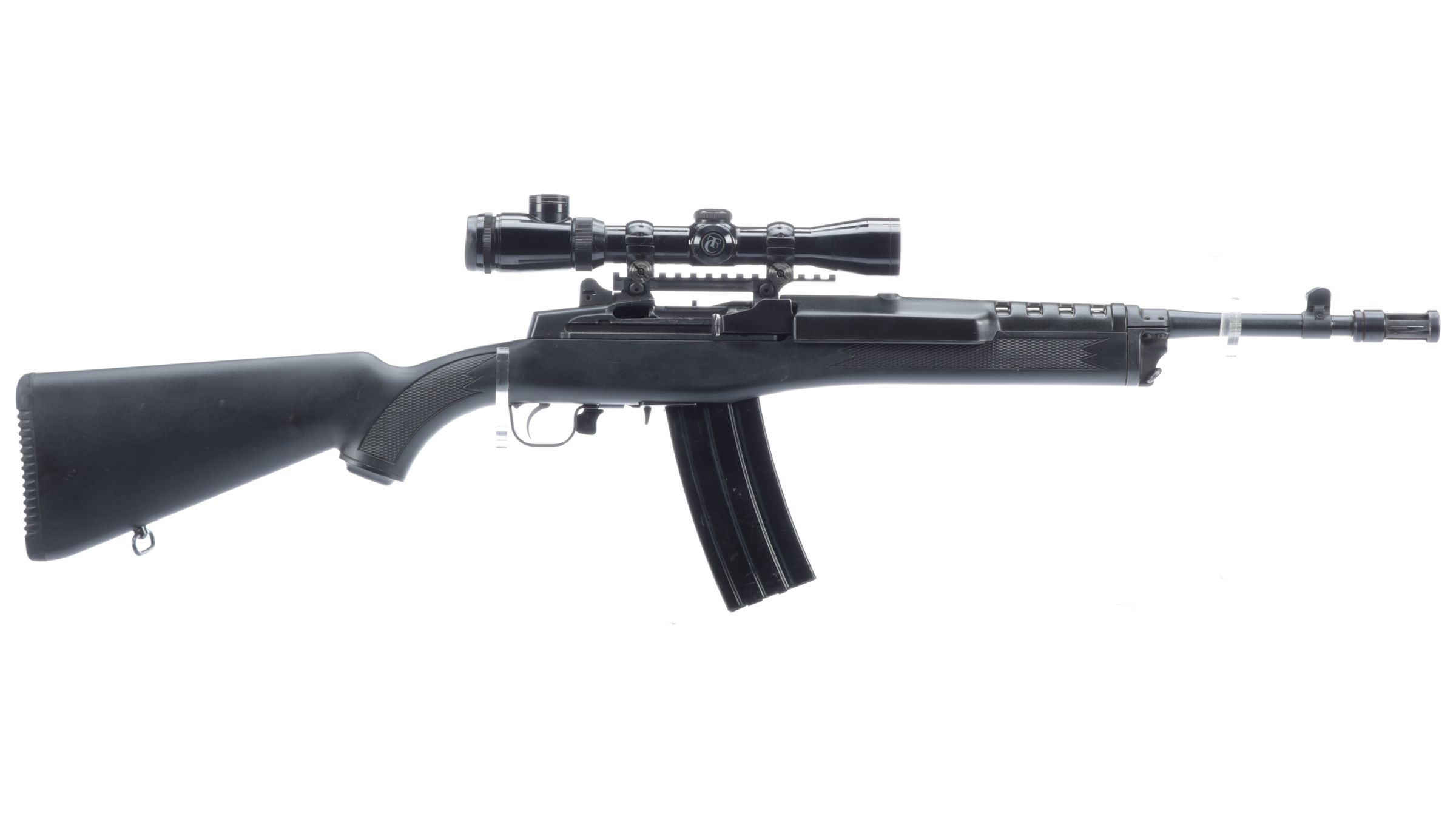 Ruger Mini 14 Ranch Semi Automatic Rifle With Scope Rock Island Auction Ruger Mini 14 Ranch Semi Automatic Rifle With Scope Rock Island Auction