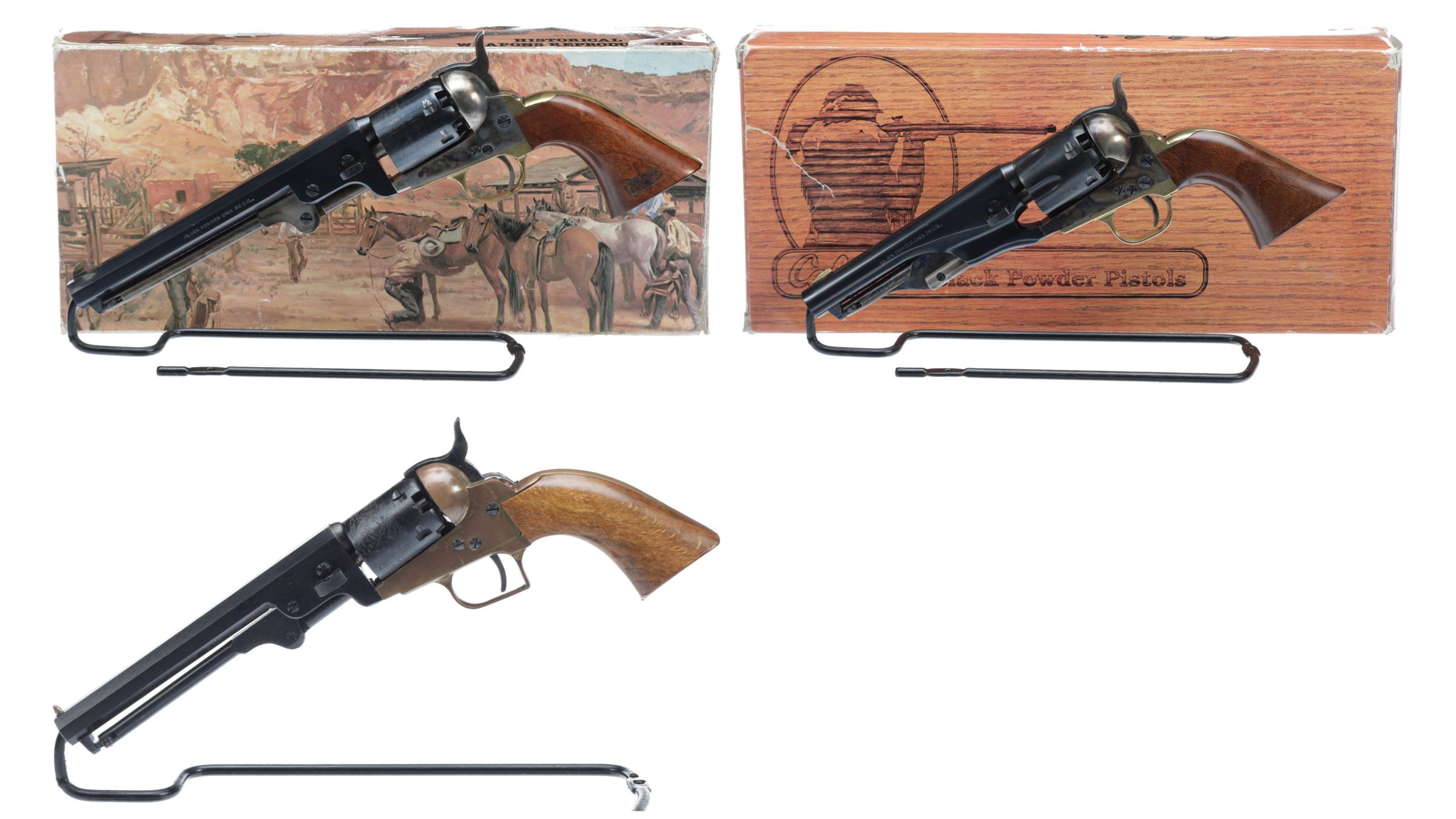 Three Contemporary Italian Percussion Revolvers | Rock Island Auction