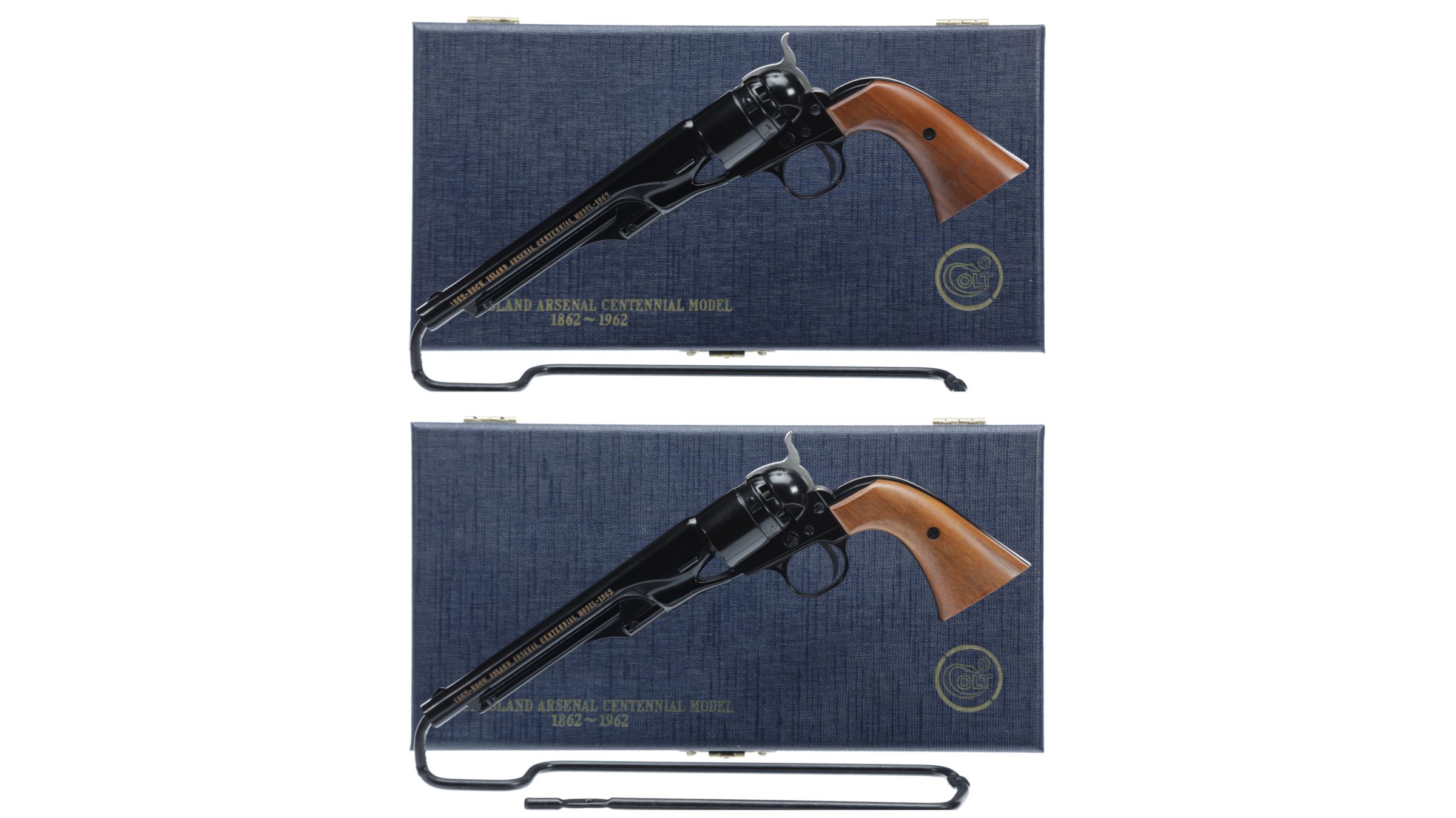 Consecutive Cased Pair of Colt Rock Island Arsenal Pistols | Rock ...