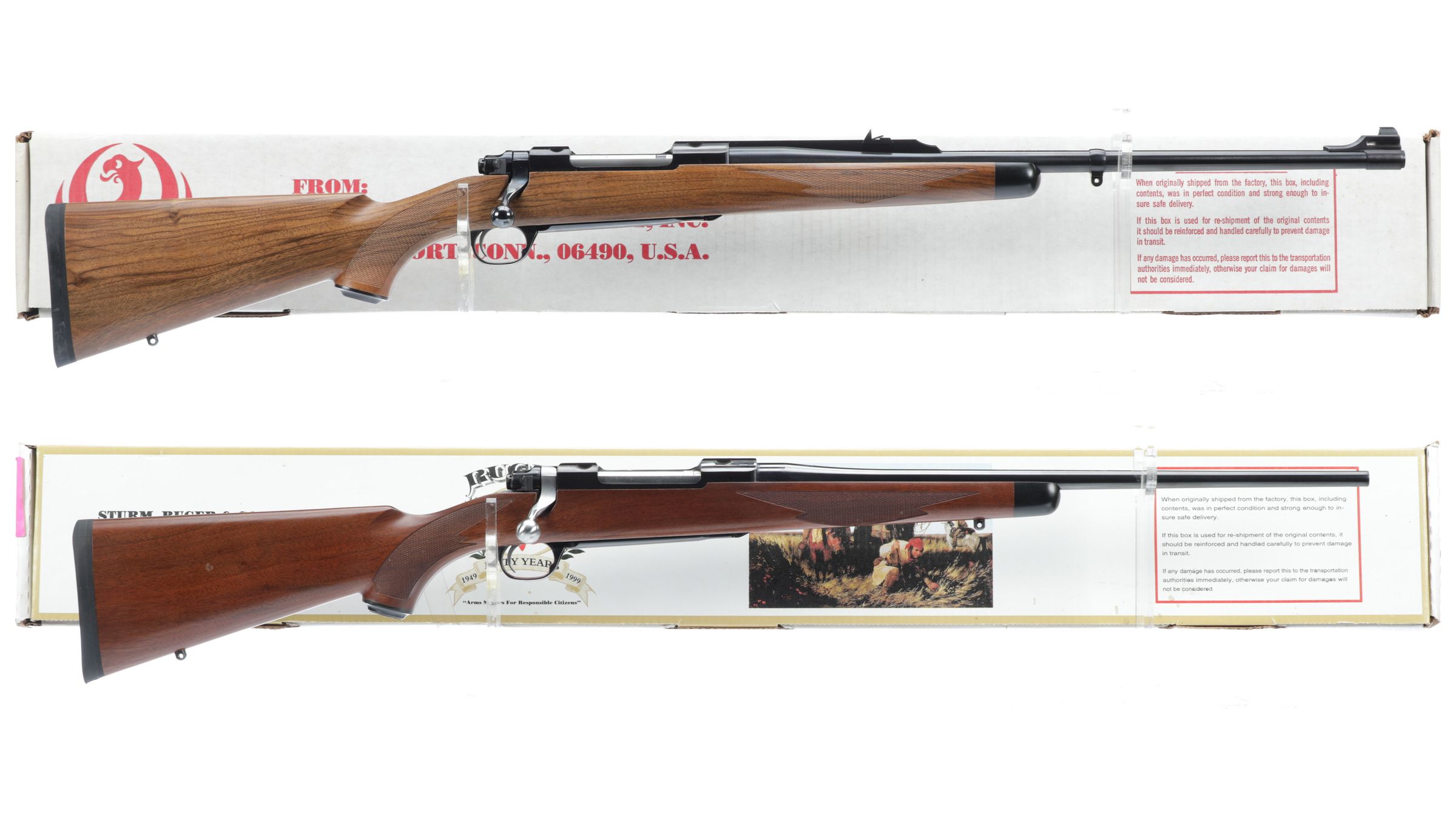 Two Ruger M77 Mk II Bolt Action Rifles with Boxes | Rock Island Auction