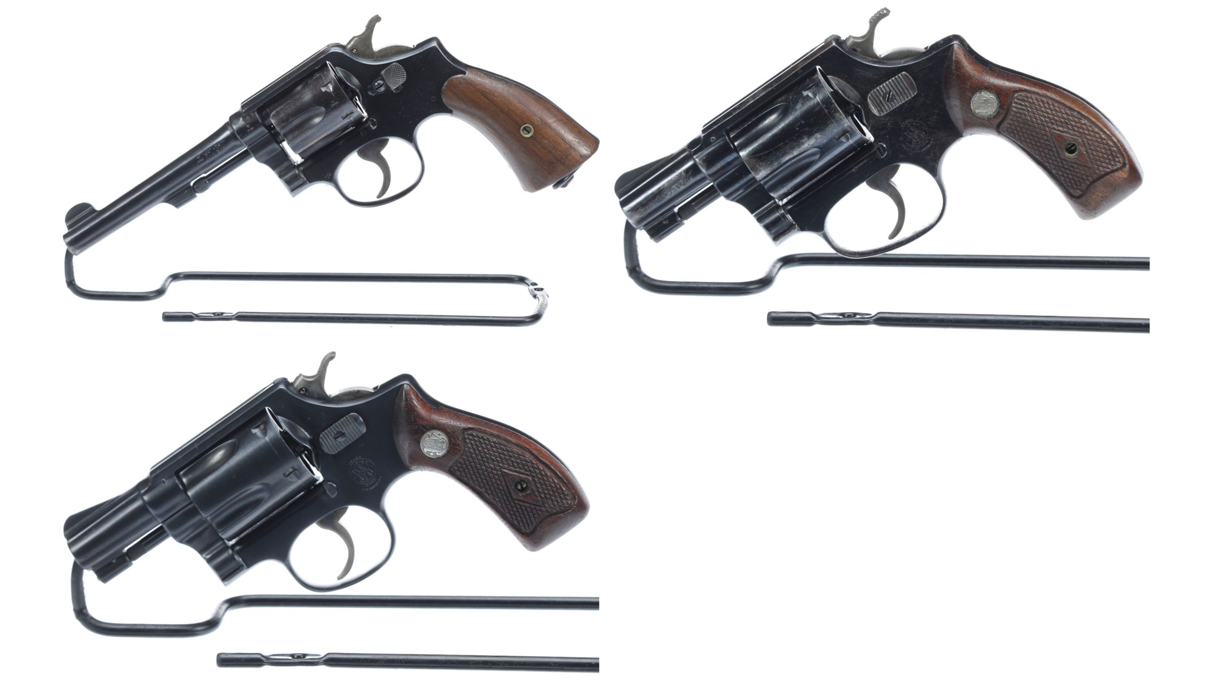 Three Smith & Wesson Double Action Revolvers | Rock Island Auction