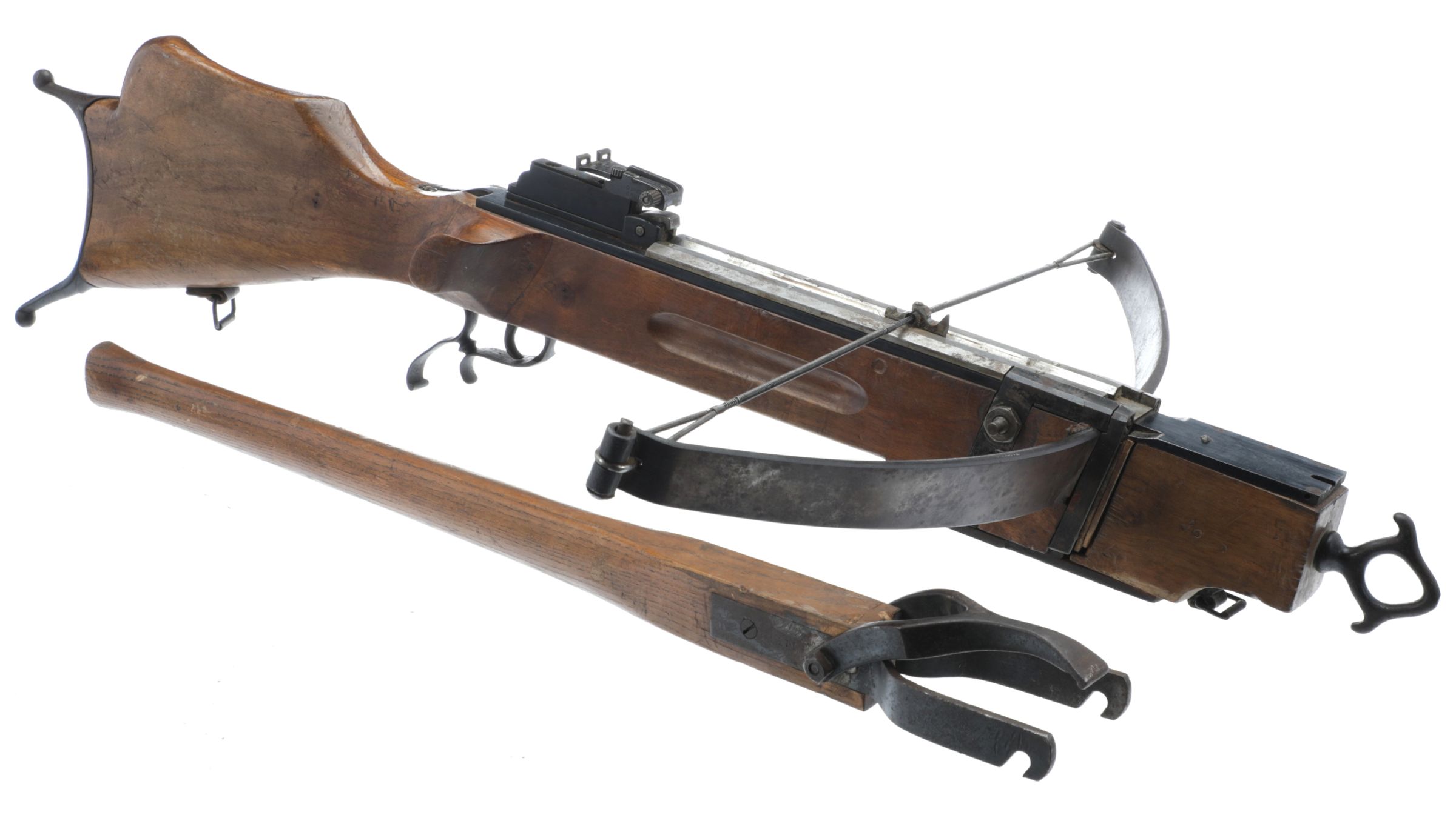 Swiss Crossbow with Cocking Device | Rock Island Auction
