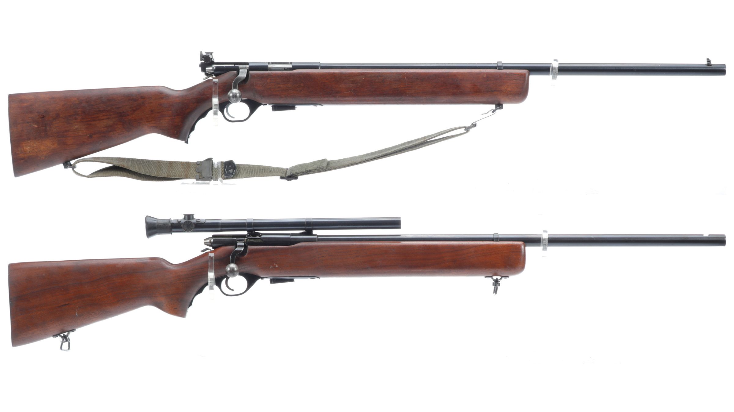 Two Mossberg Model 44 Bolt Action Rifles | Rock Island Auction