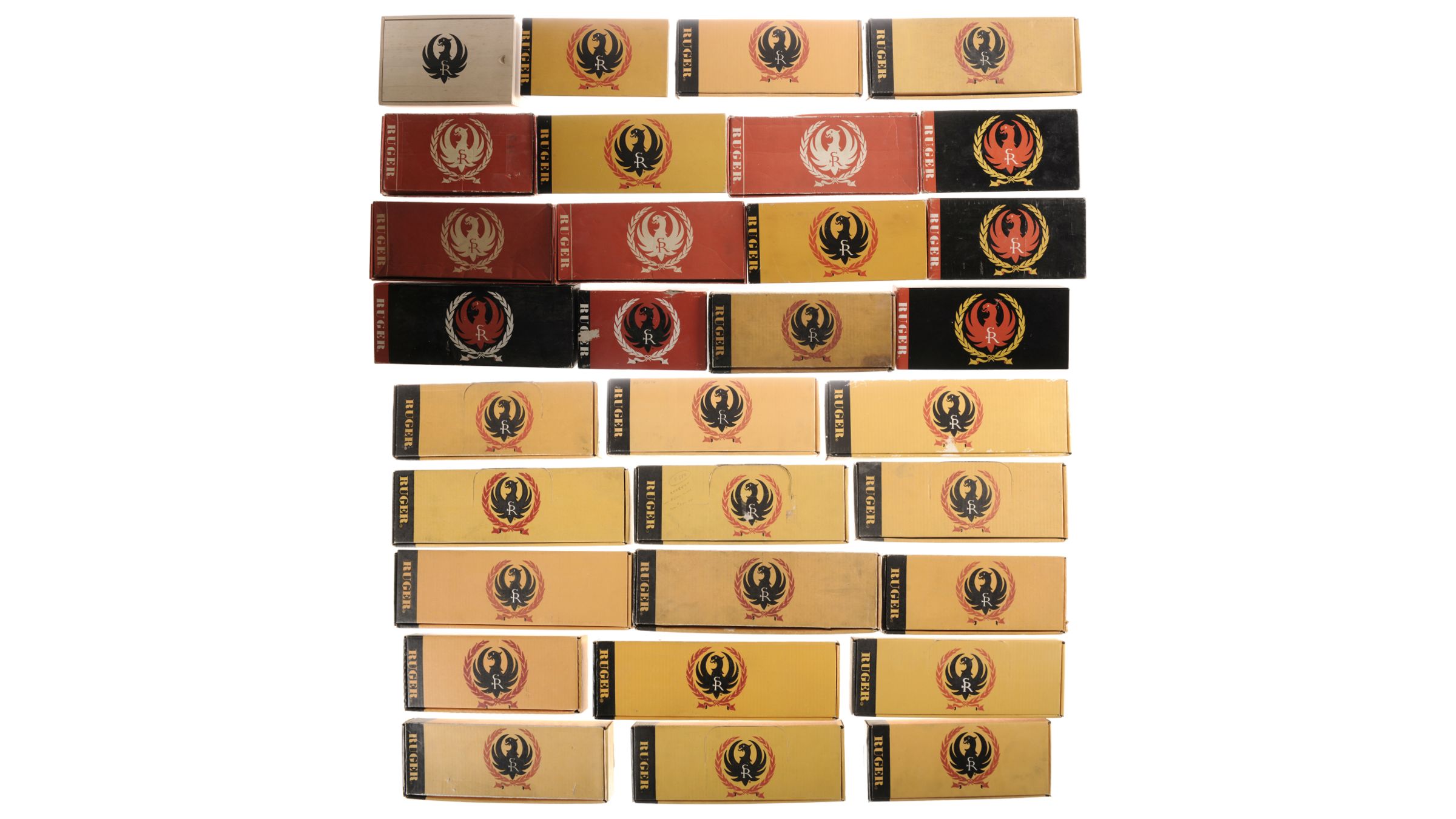 Grouping of Ruger Handgun Boxes | Rock Island Auction