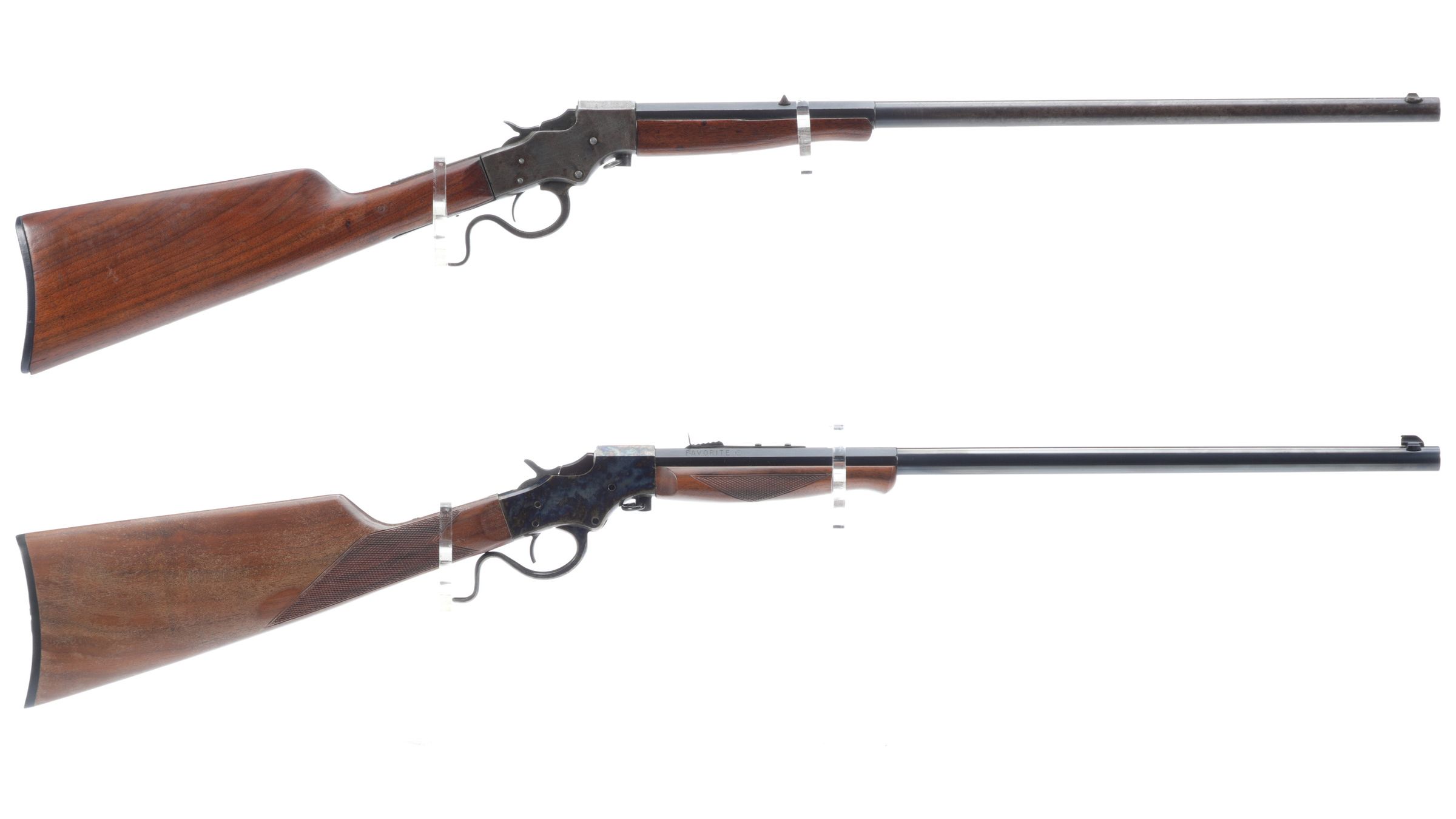 Two Falling Block Single Shot Rifles | Rock Island Auction
