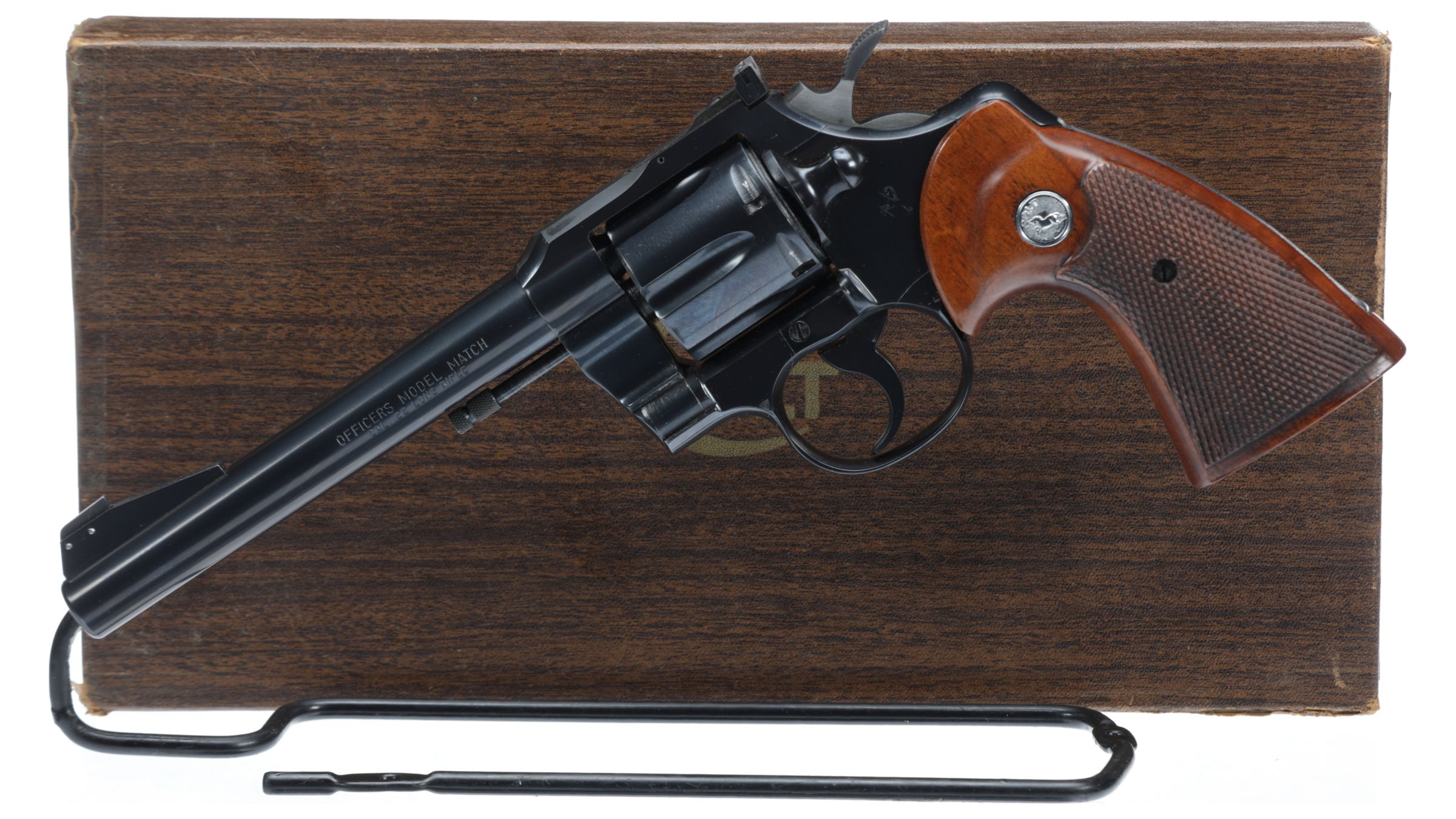 Colt Officers Model Match Double Action Revolver with Box | Rock Island ...