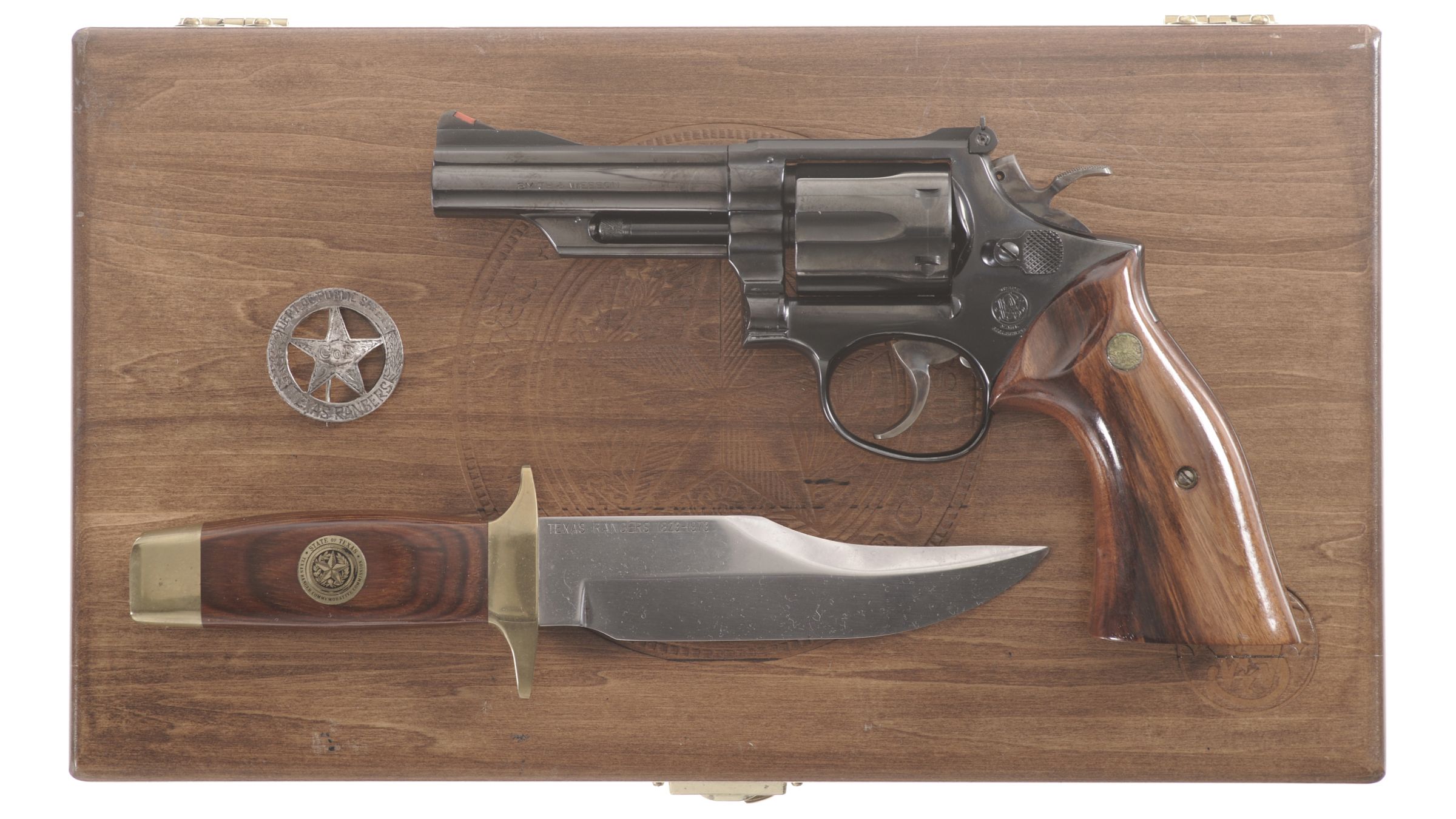 Smith & Wesson Model 19-3 Texas Rangers Commemorative Revolver | Rock ...