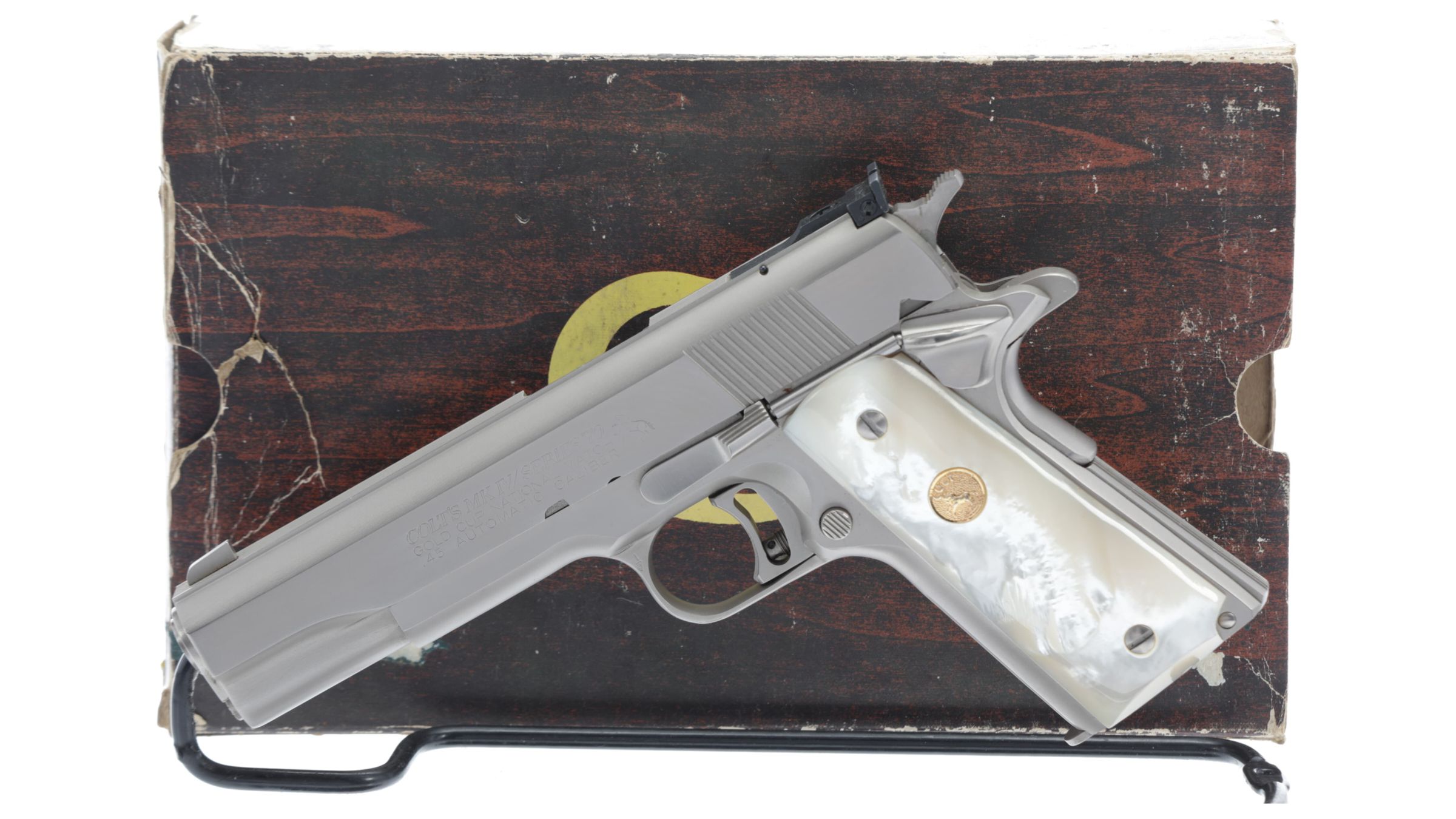 Colt MK IV Series 70 Gold Cup National Match Pistol with Box | Rock Island Auction