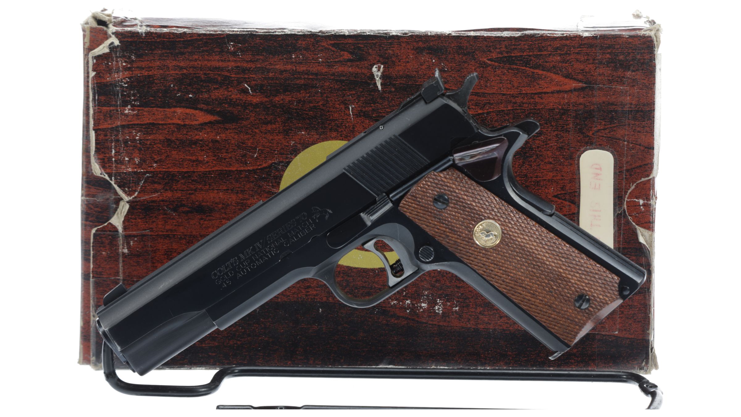 Colt MK IV Series 70 Gold Cup National Match Pistol with Box | Rock Island Auction