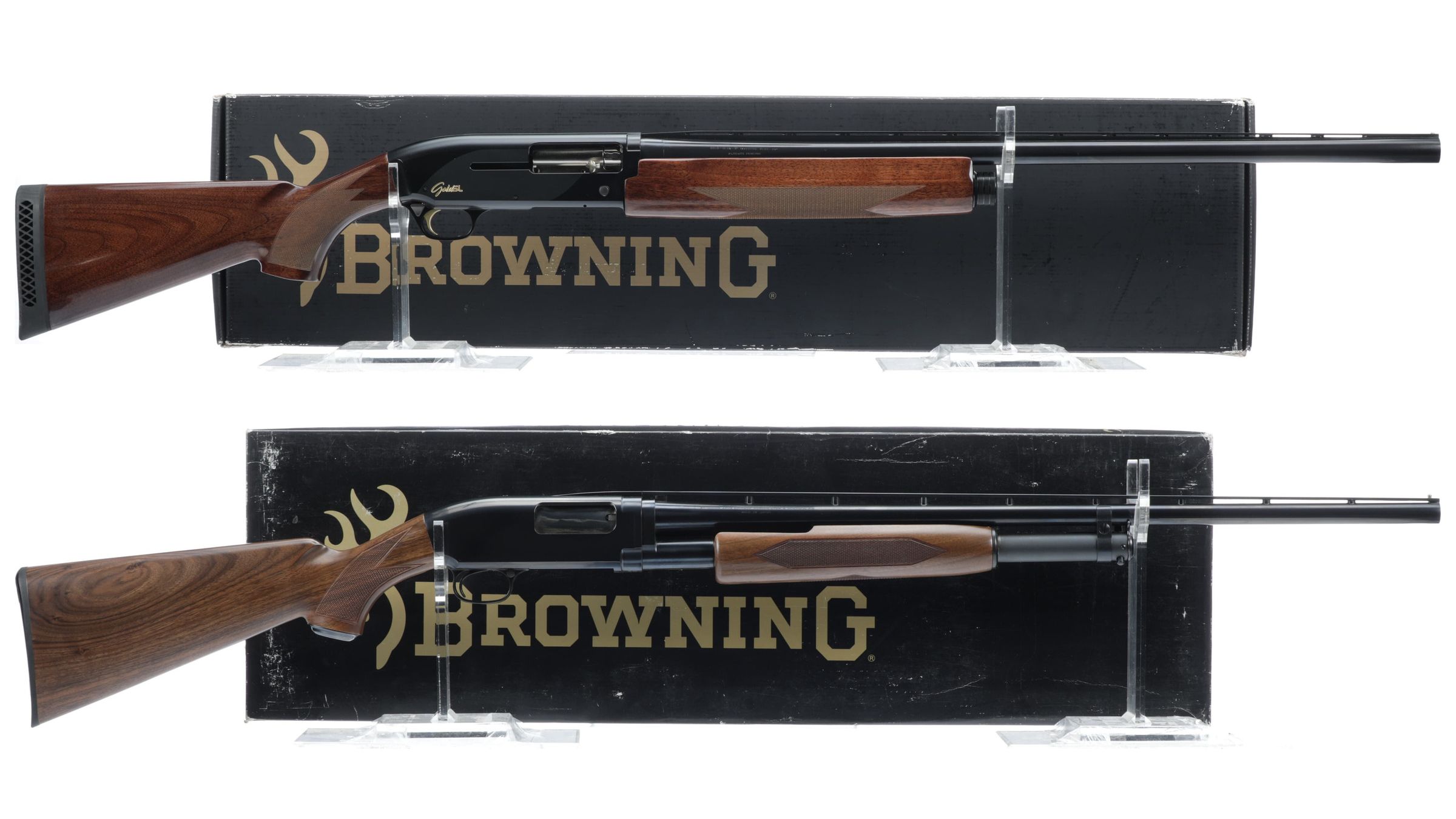 Two Browning Shotguns With Boxes Rock Island Auction