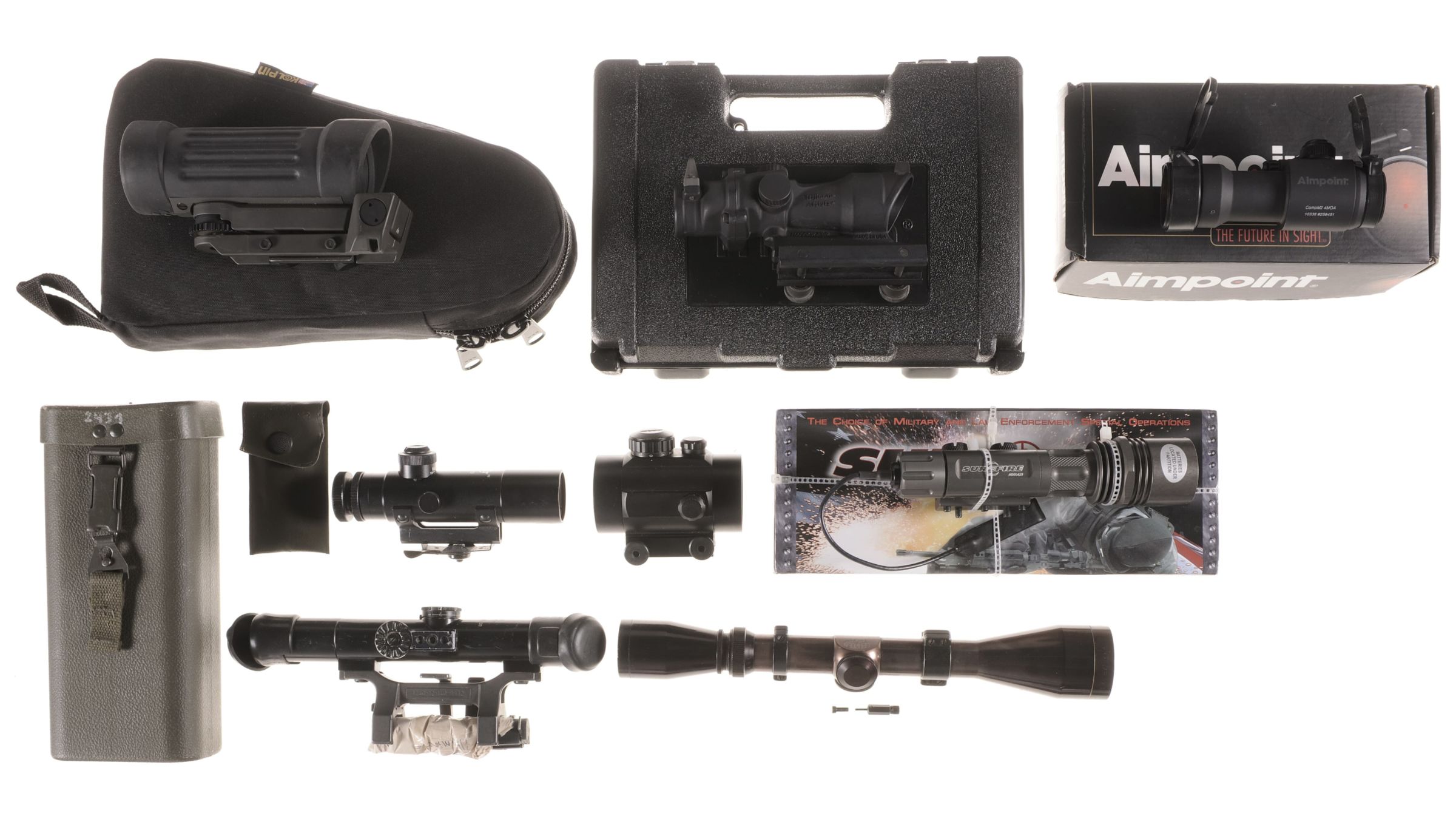 Group of Rifle Optics | Rock Island Auction
