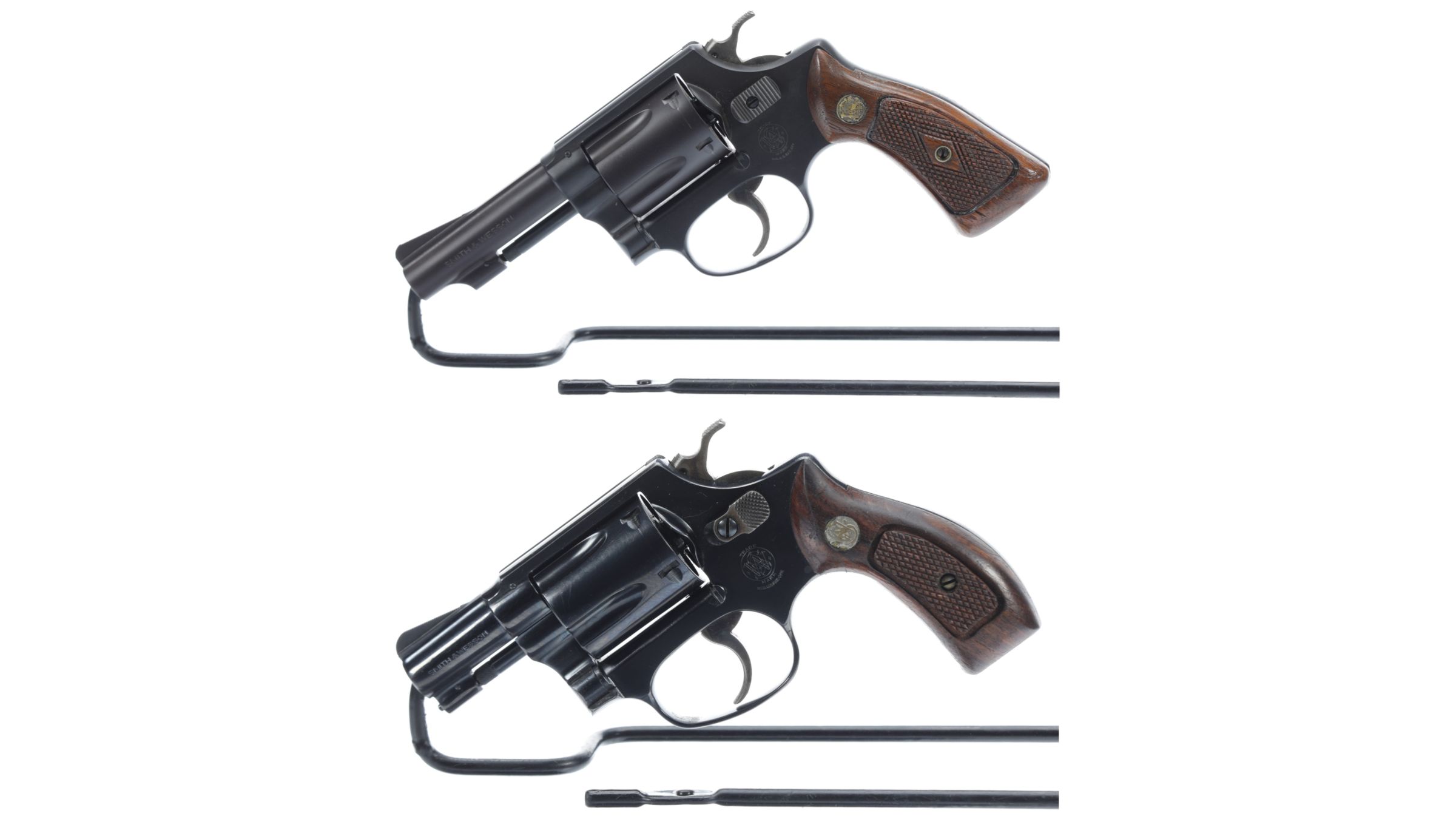Two Smith & Wesson Model 36 Double Action Revolvers | Rock Island Auction