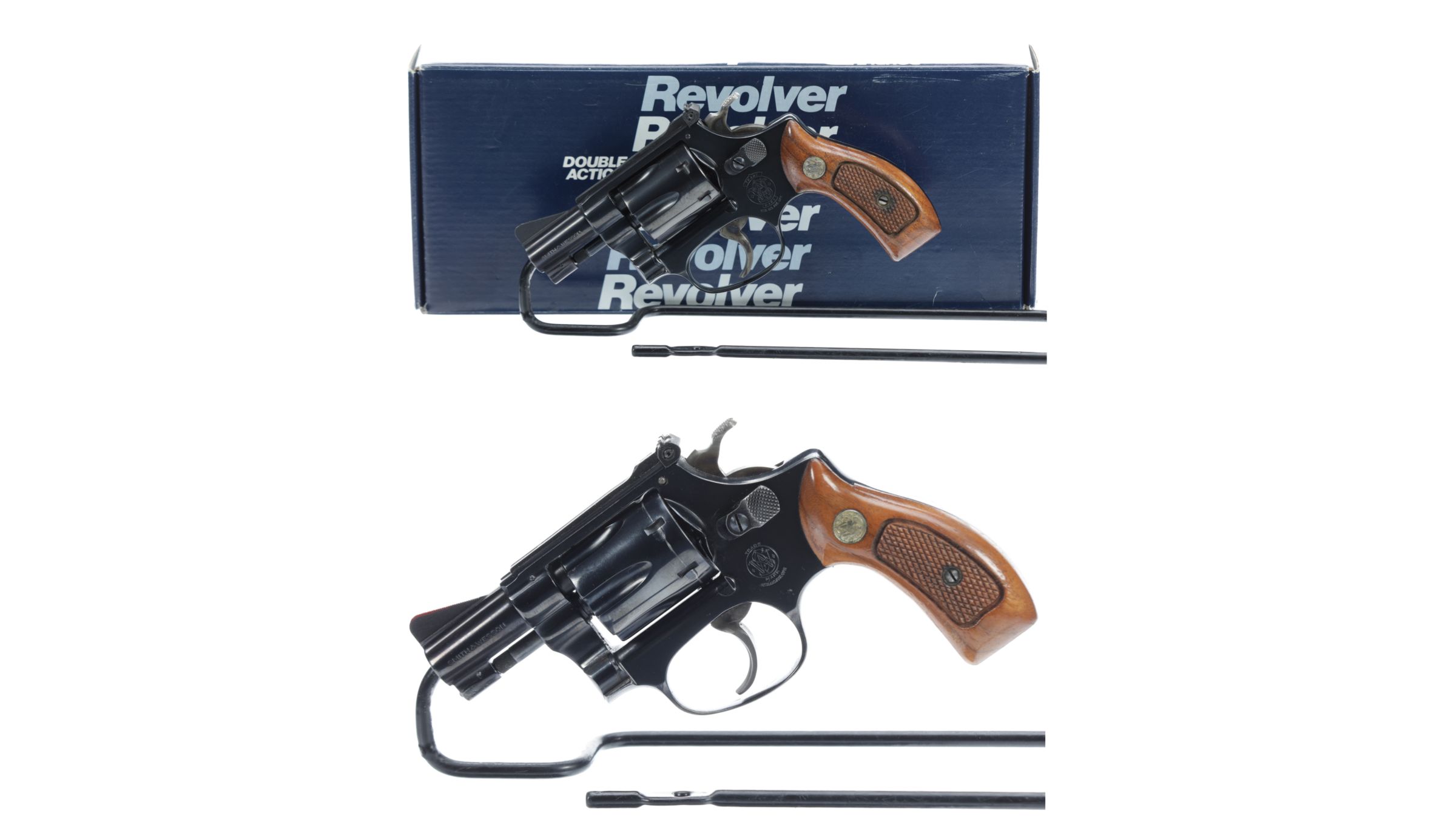 Two Smith & Wesson Model 34 Double Action Revolvers | Rock Island Auction