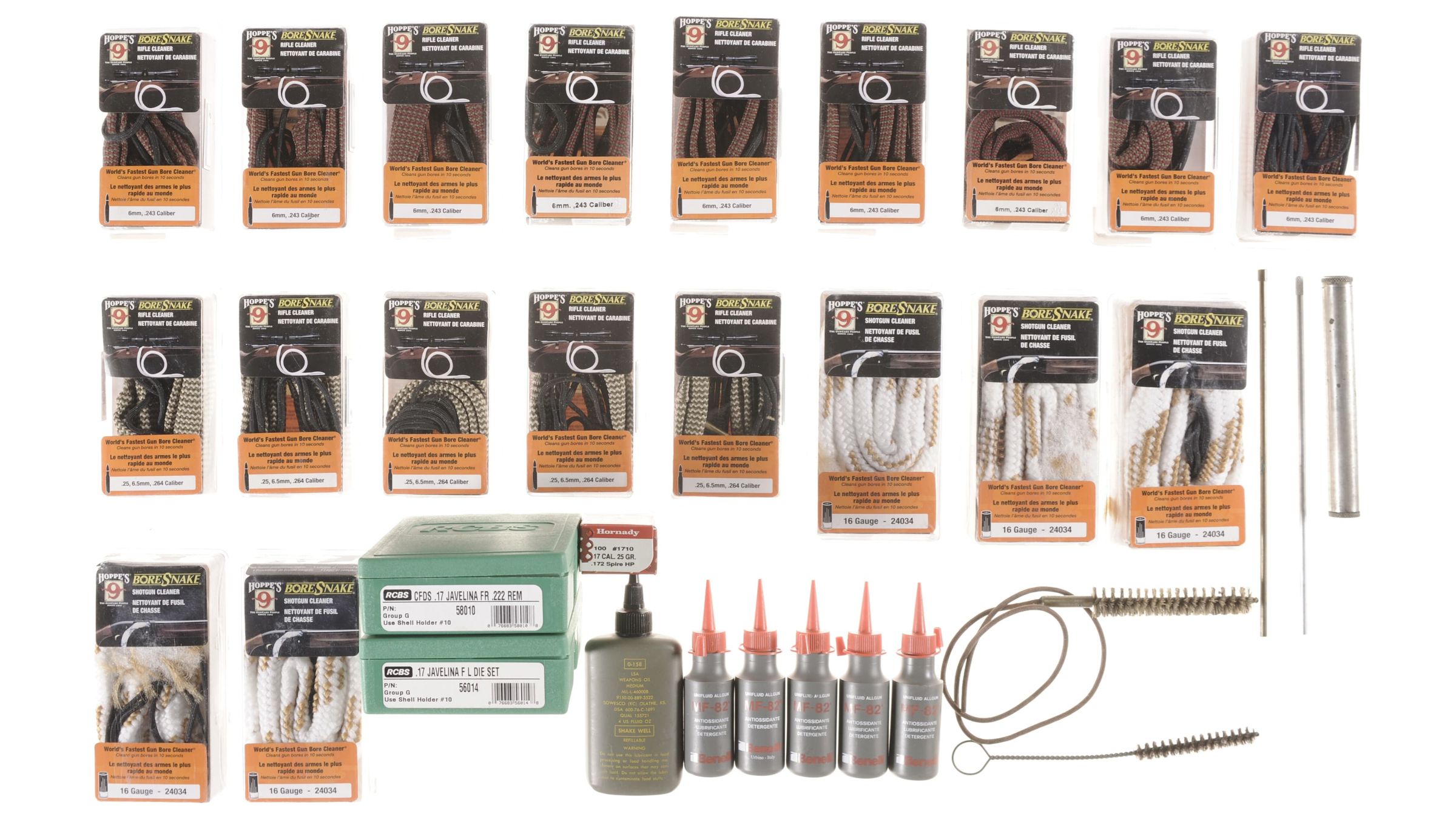 Group of Assorted Cleaning Accessories and Reloading Supplies | Rock ...
