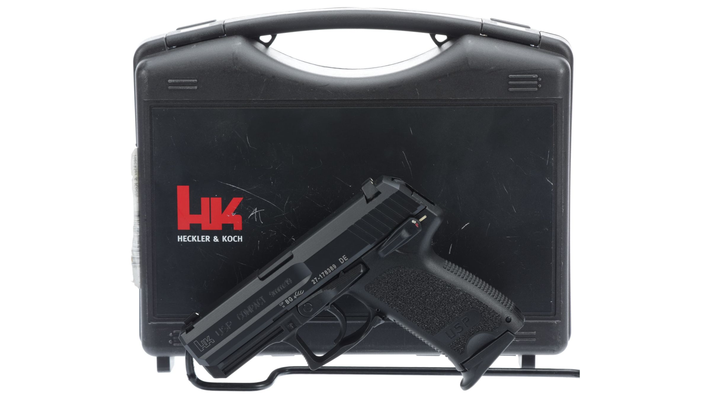 Heckler And Koch Usp Compact Semi Automatic Pistol With Case Rock