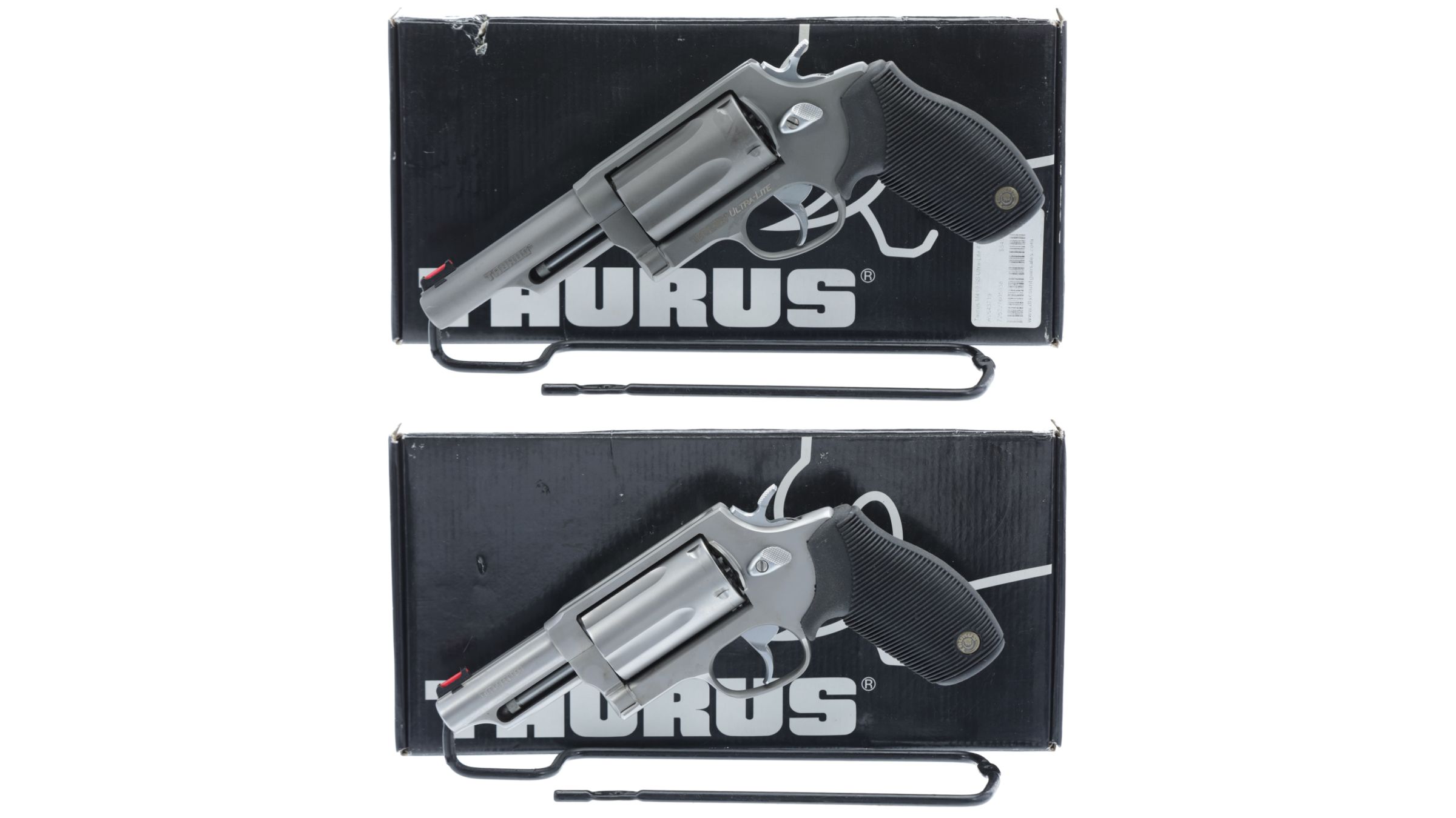 Two Taurus The Judge Double Action Revolvers with Boxes | Rock Island ...