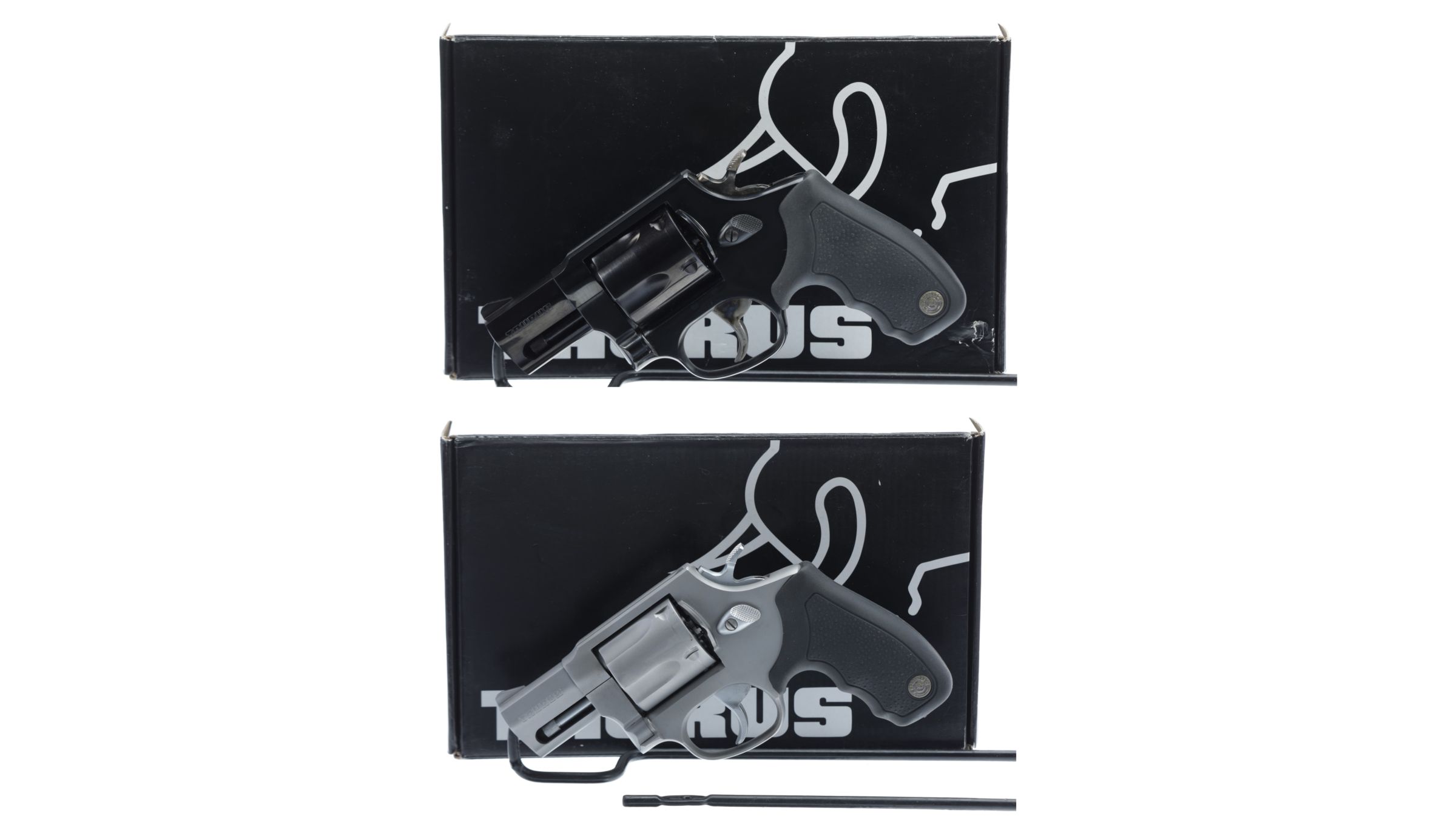 Two Taurus Model 405 Double Action Revolvers with Boxes | Rock Island ...