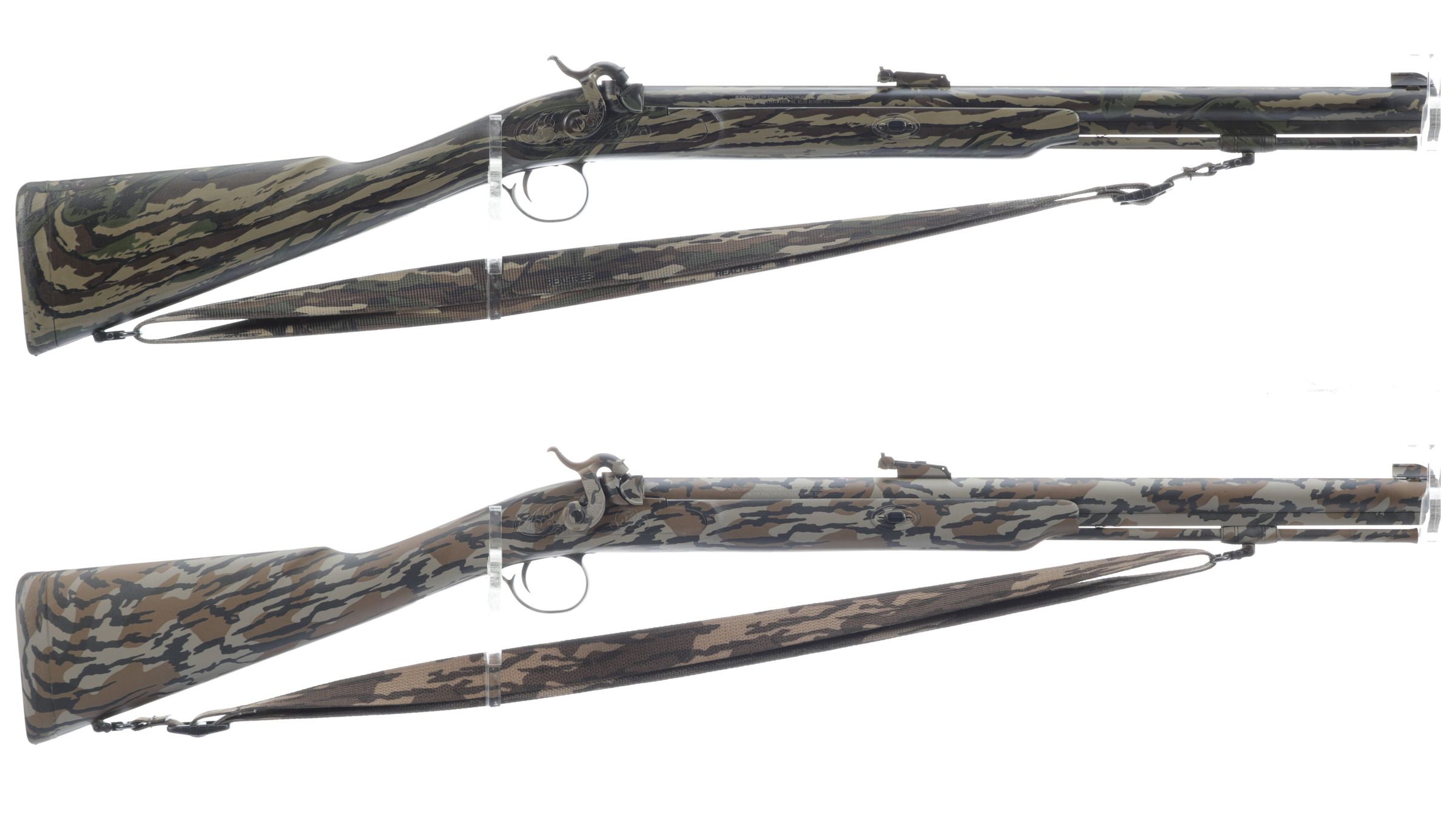 Two Thompson Center Arms Tree Hawk Percussion Rifles | Rock Island Auction