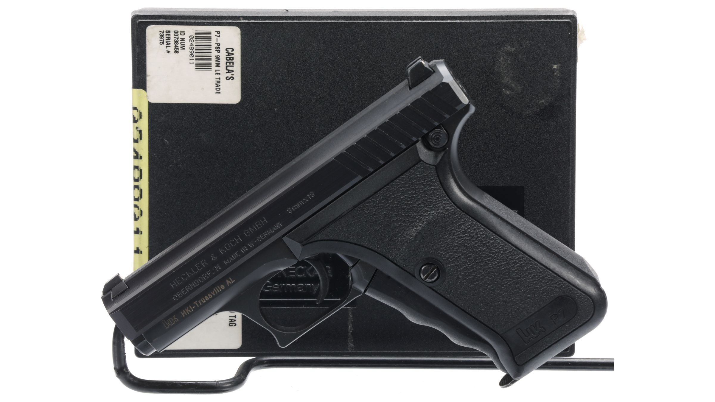 Heckler & Koch P7 Semi-Automatic Pistol with Case | Rock Island Auction