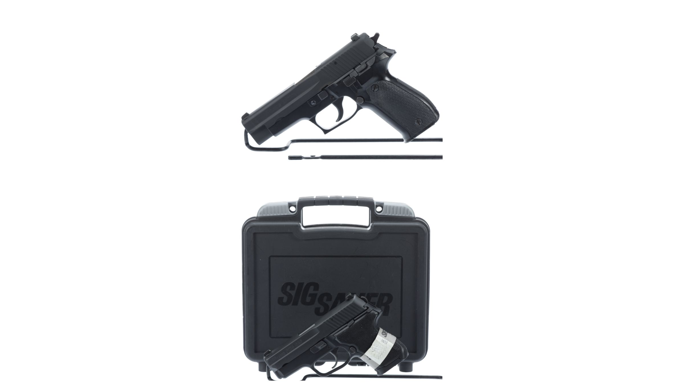 Two SIG Sauer Semi-Automatic Pistols with Cases | Rock Island Auction