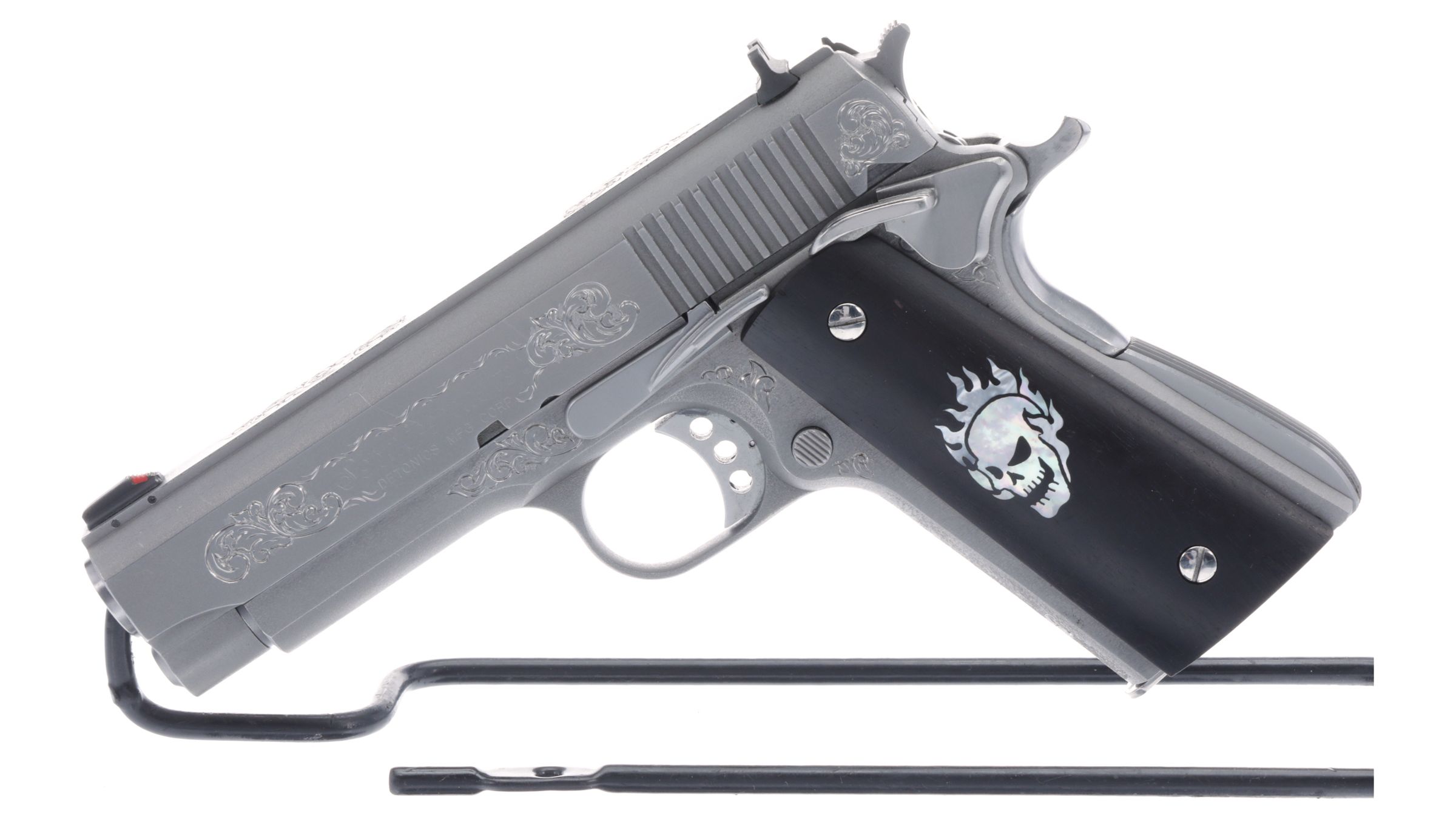 Engraved Detonics Servicemaster Semi-Automatic Pistol | Rock Island Auction