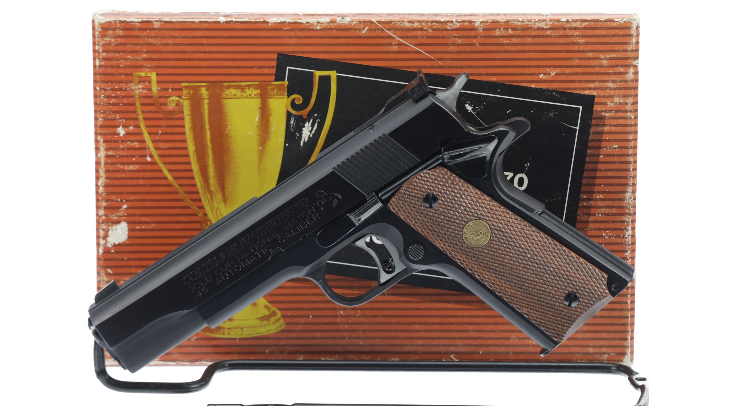 Colt MK IV Series 70 Gold Cup National Match Pistol with Box | Rock Island Auction