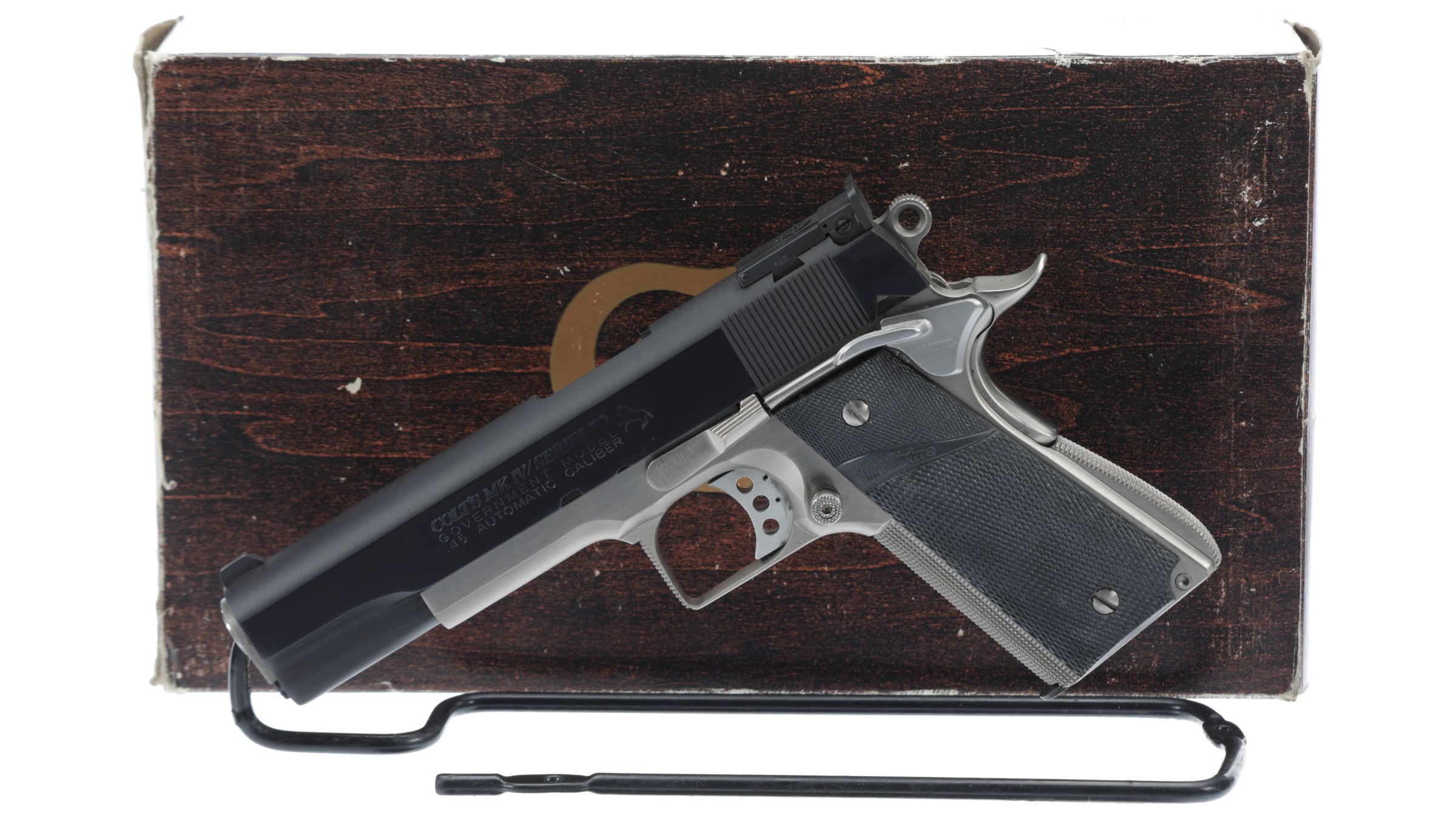 Wilson Combat/Colt Government Model Pistol with Box | Rock Island Auction