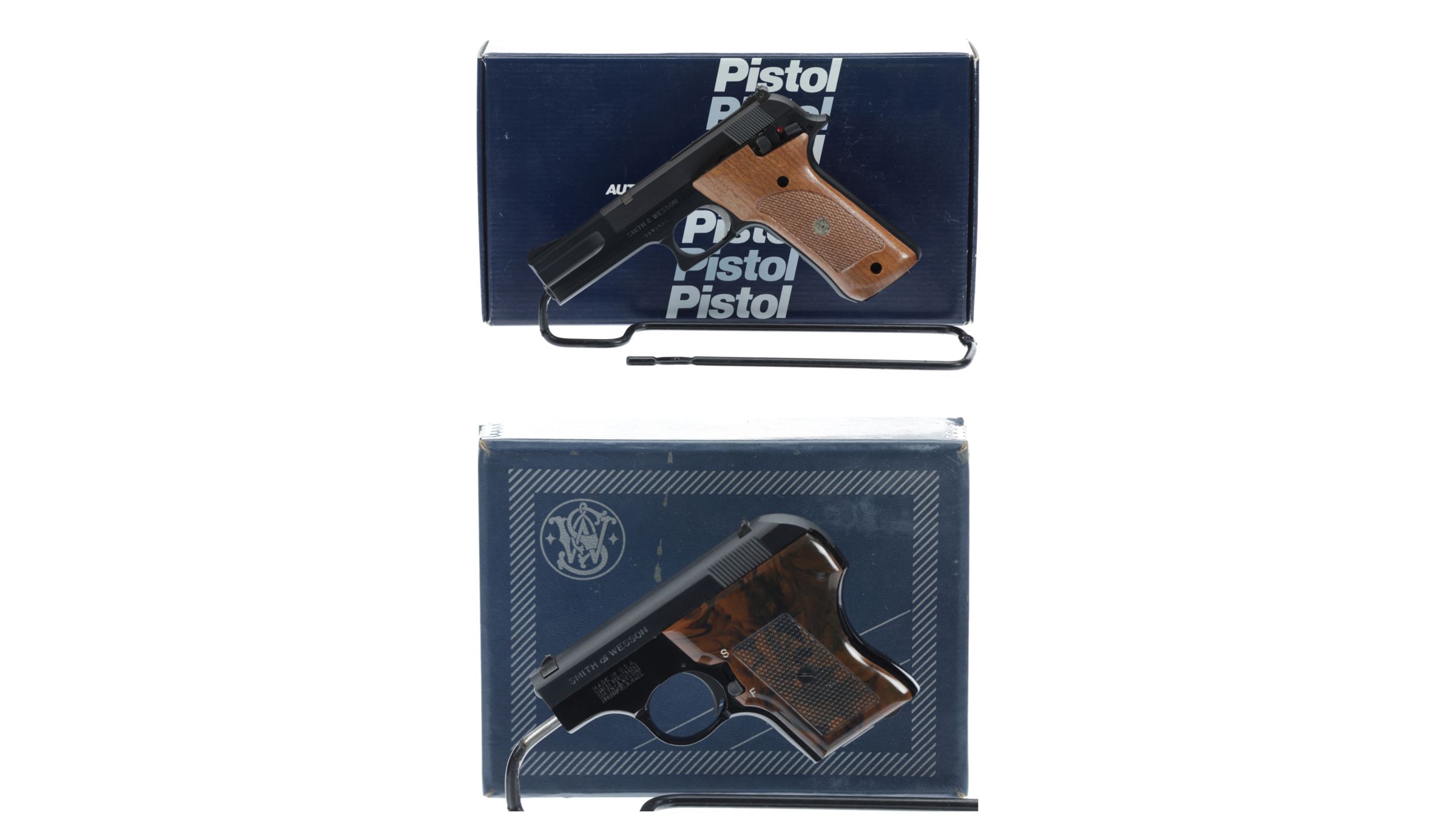 Two Smith & Wesson Semi-Automatic Pistols with Boxes | Rock Island Auction
