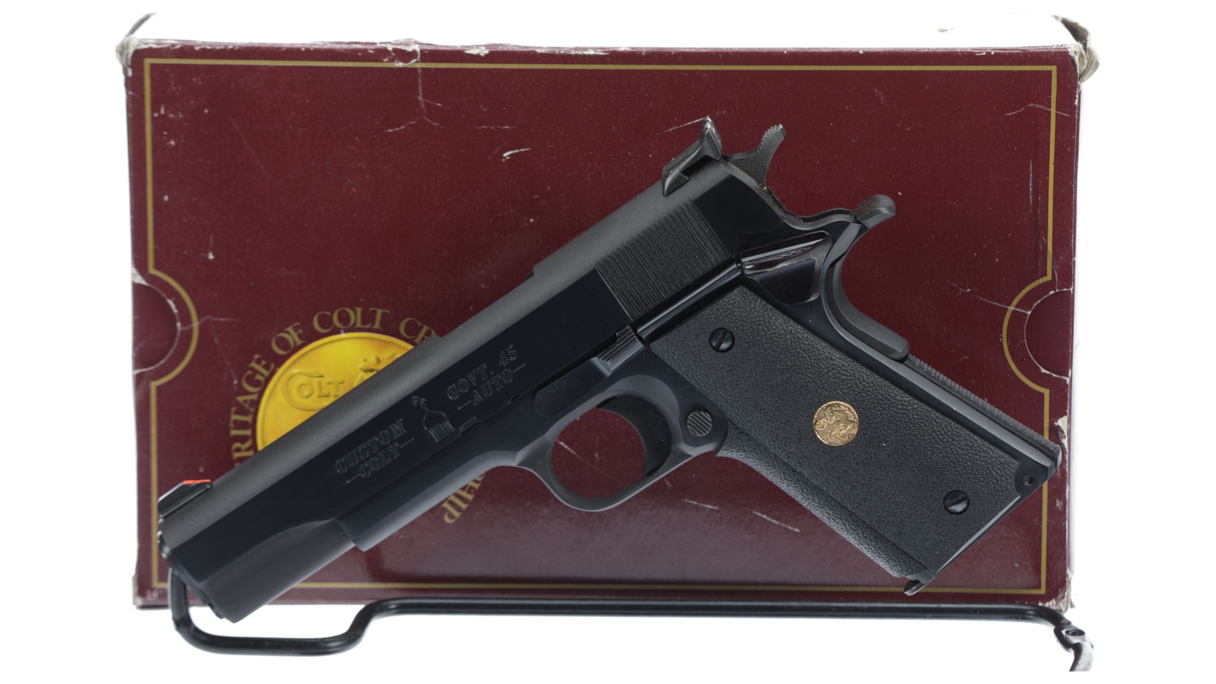 Colt Custom "1 of 1000" Government Model Pistol with Box | Rock Island ...