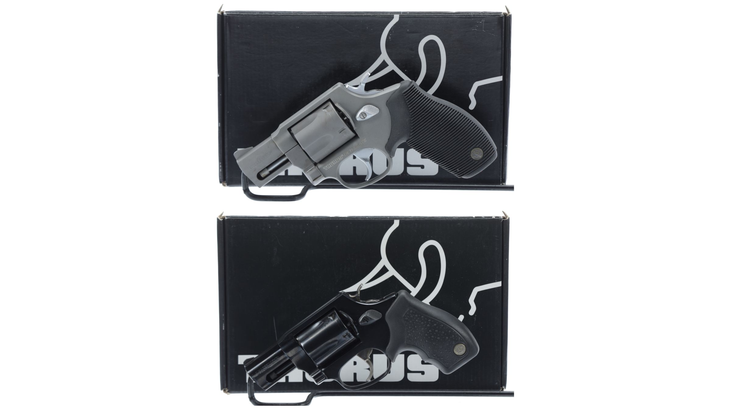 Two Taurus Double Action Revolvers with Boxes | Rock Island Auction