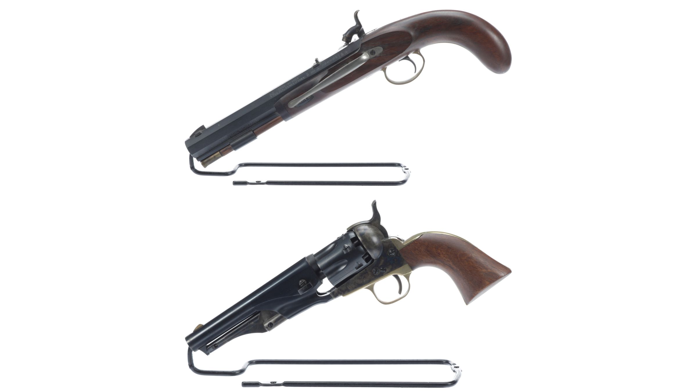Two Contemporary Percussion Hand Guns | Rock Island Auction