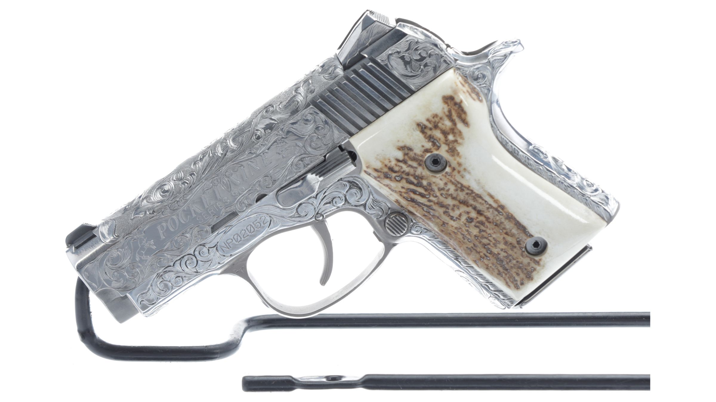 Engraved Colt Series 90 Pocket Nine Semi-Automatic Pistol | Rock Island ...