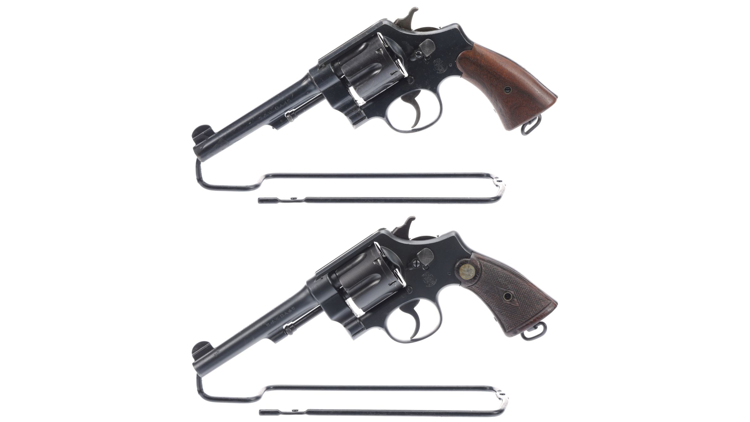 Two Smith & Wesson Brazilian Contract Model 1917 Revolvers | Rock Island Auction