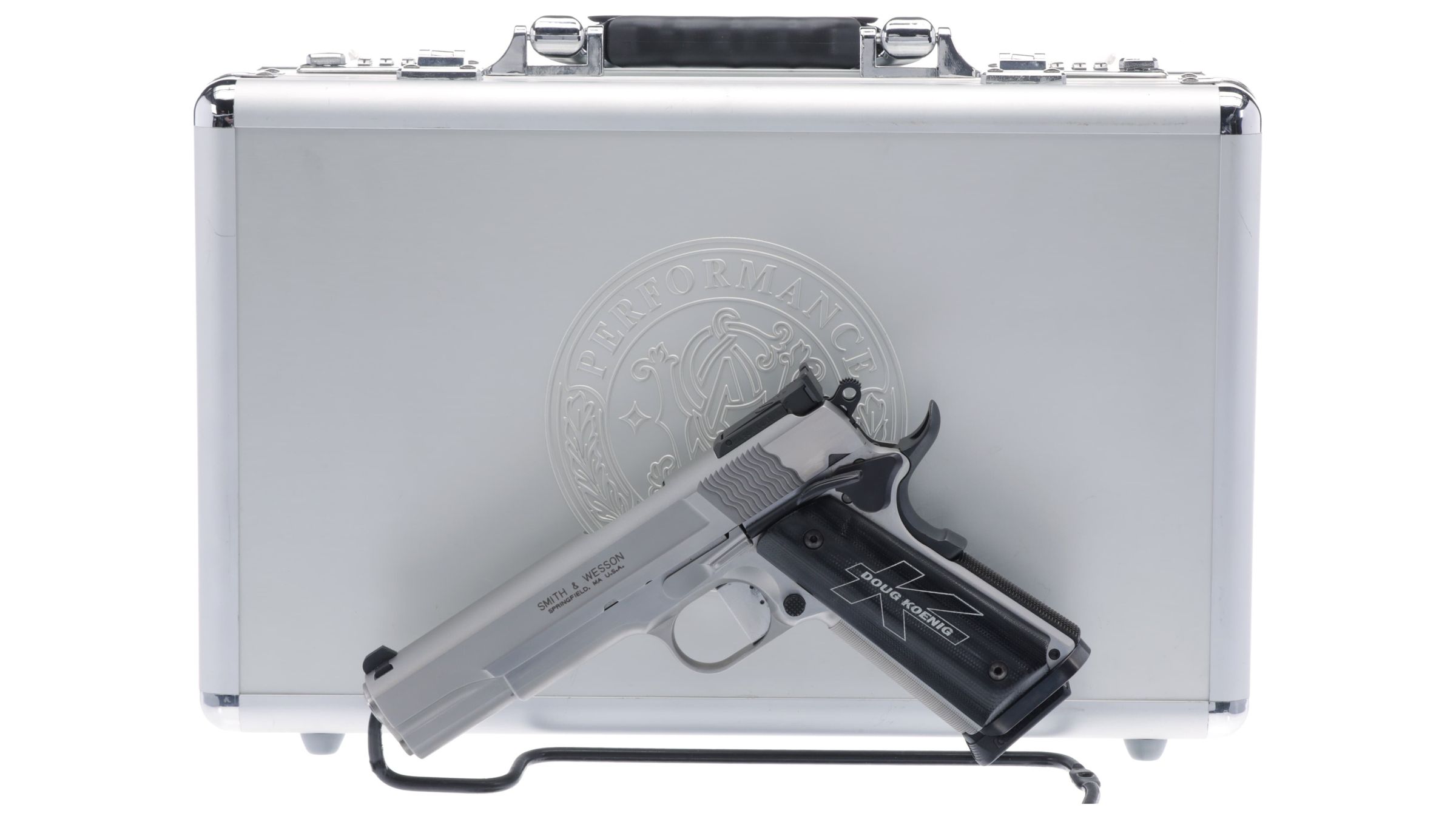Doug Koenig Custom Smith & Wesson PC1911-2 Pistol with Case | Rock ...