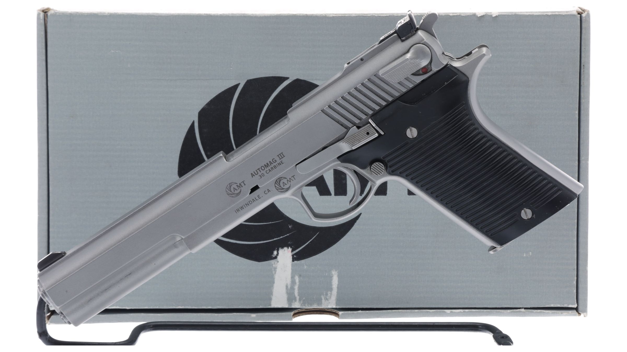 AMT Automag III Semi-Automatic Pistol with Box | Rock Island Auction