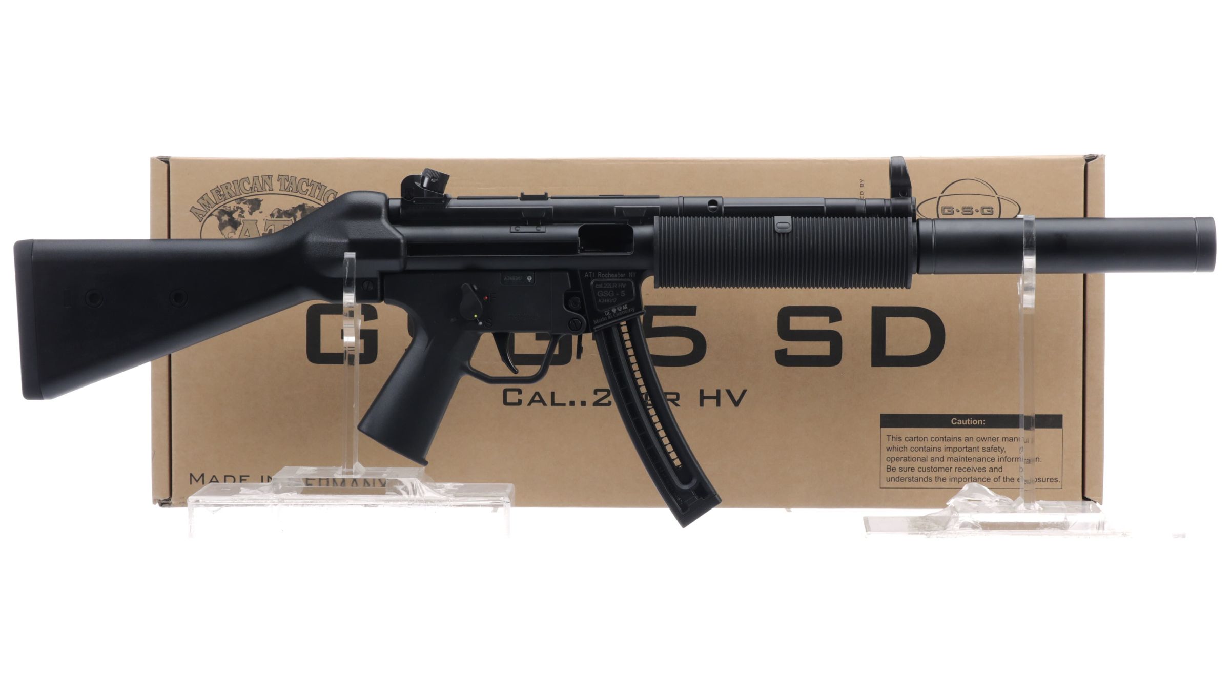 GSG/ATI Model GSG-5 SD Semi-Automatic Rifle with Box | Rock Island Auction