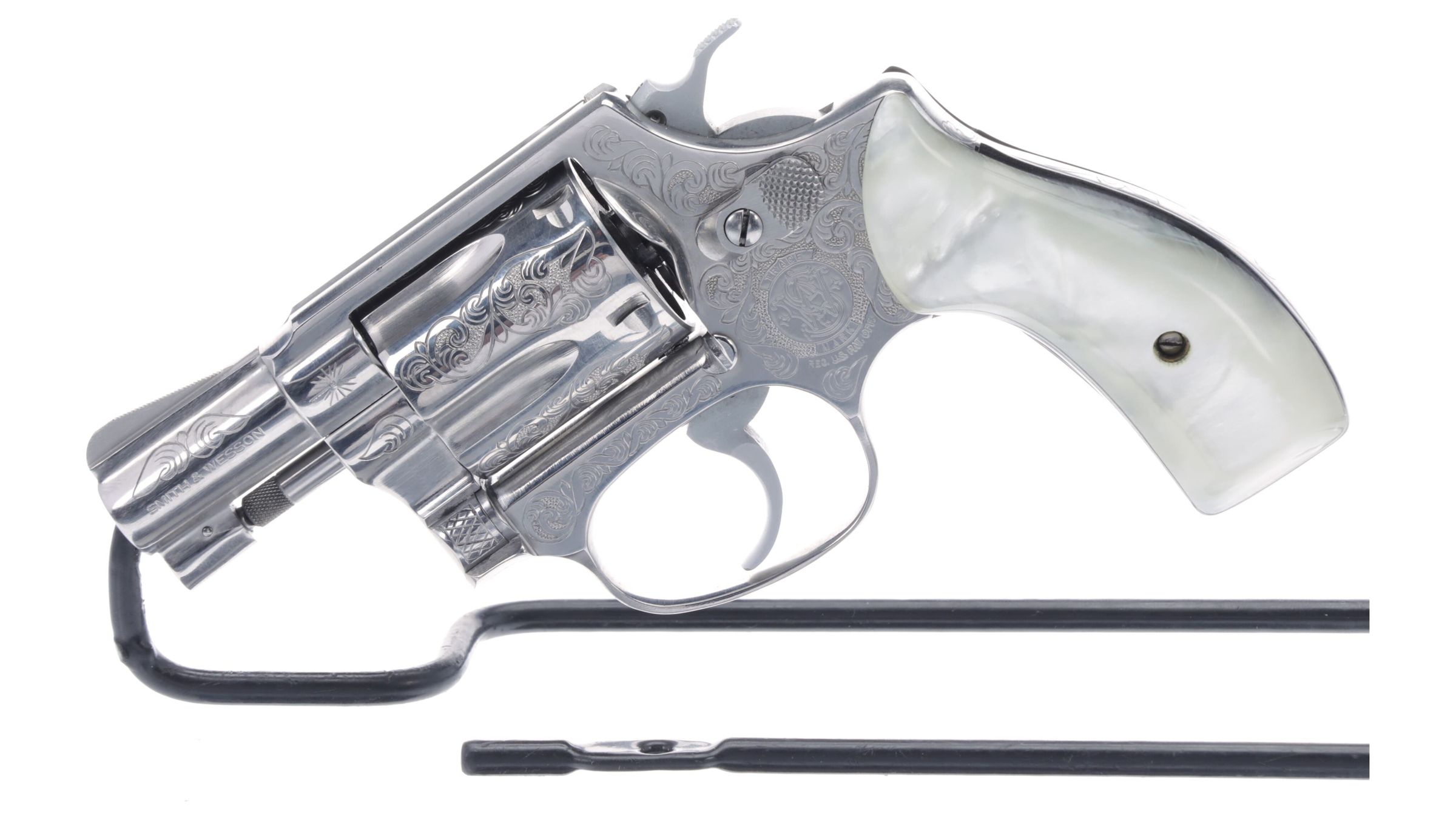 Engraved Smith & Wesson Model 60 Double Action Revolver | Rock Island ...