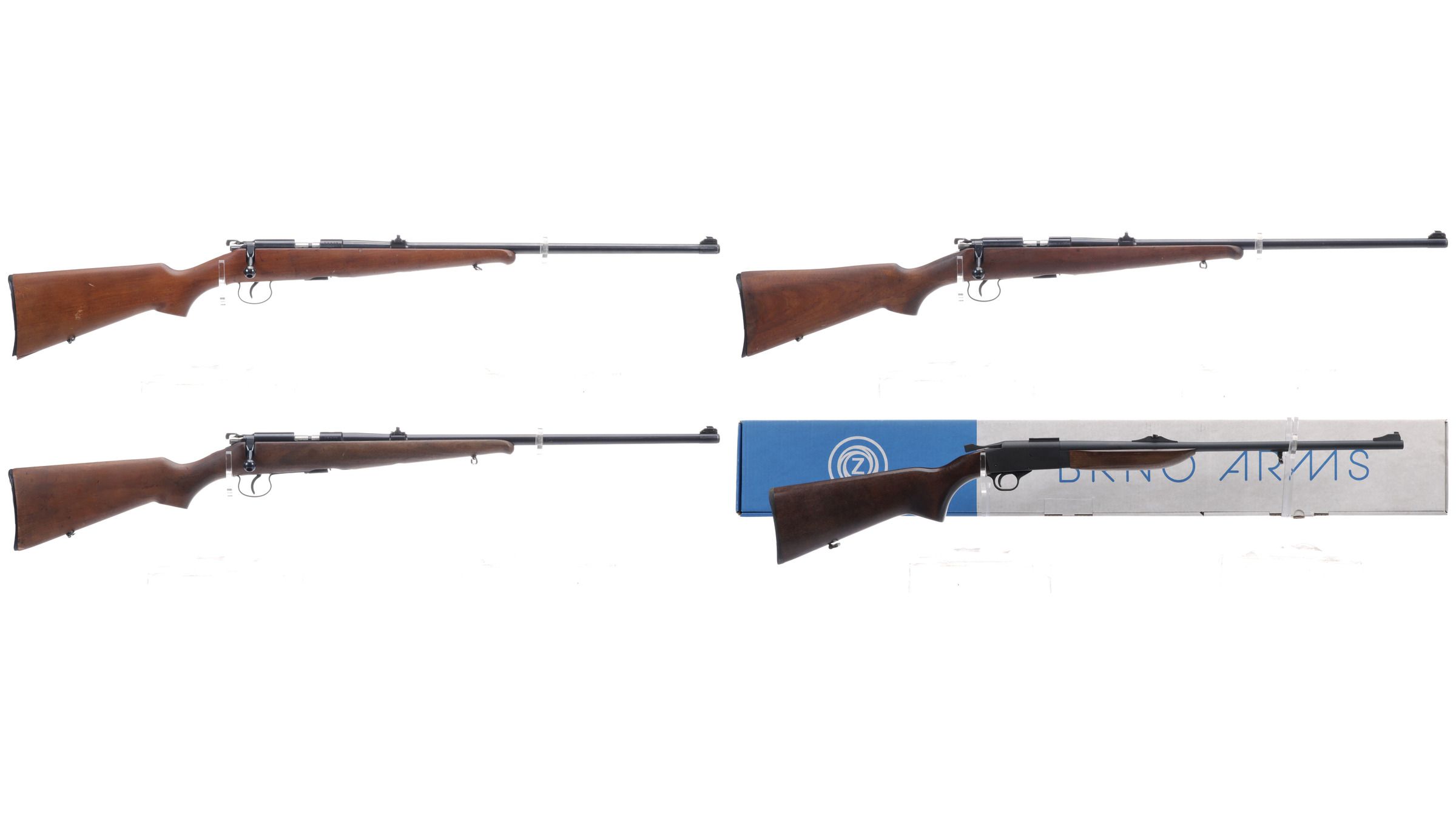 Four Brno Arms Rifles with Boxes | Rock Island Auction