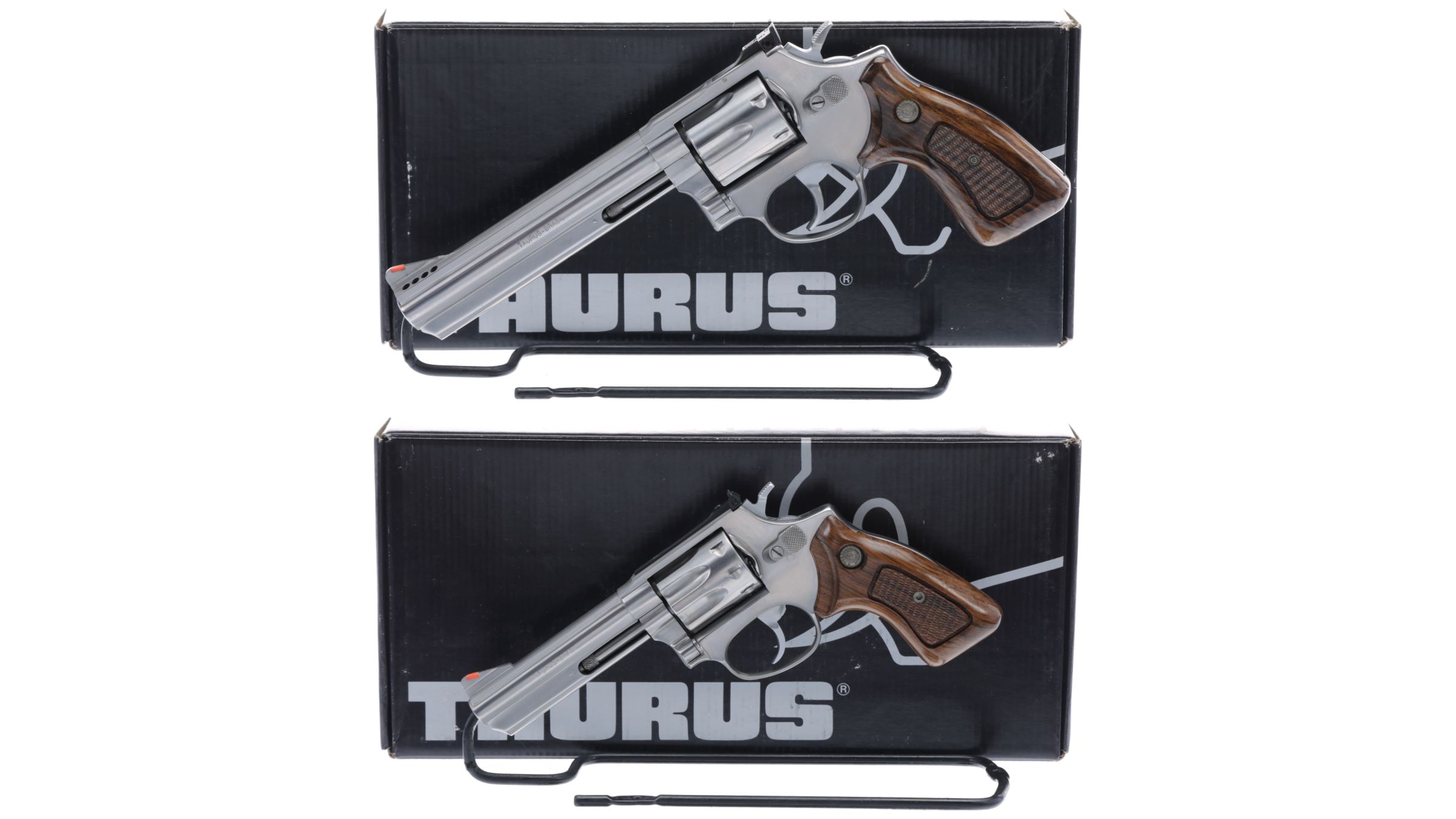 Two Taurus Double Action Revolvers with Boxes | Rock Island Auction