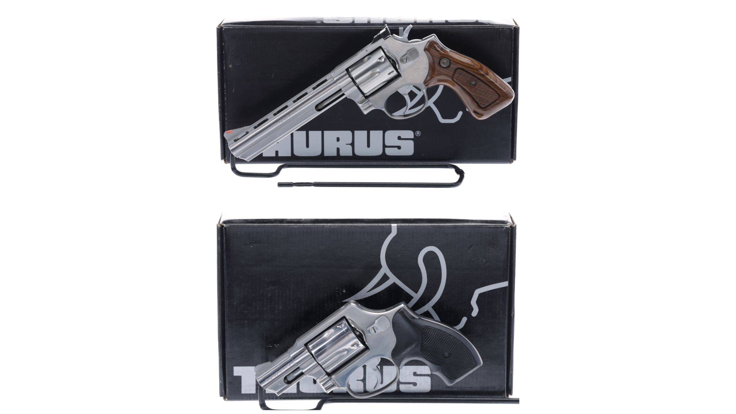 Two Taurus Double Action Revolvers with Boxes | Rock Island Auction