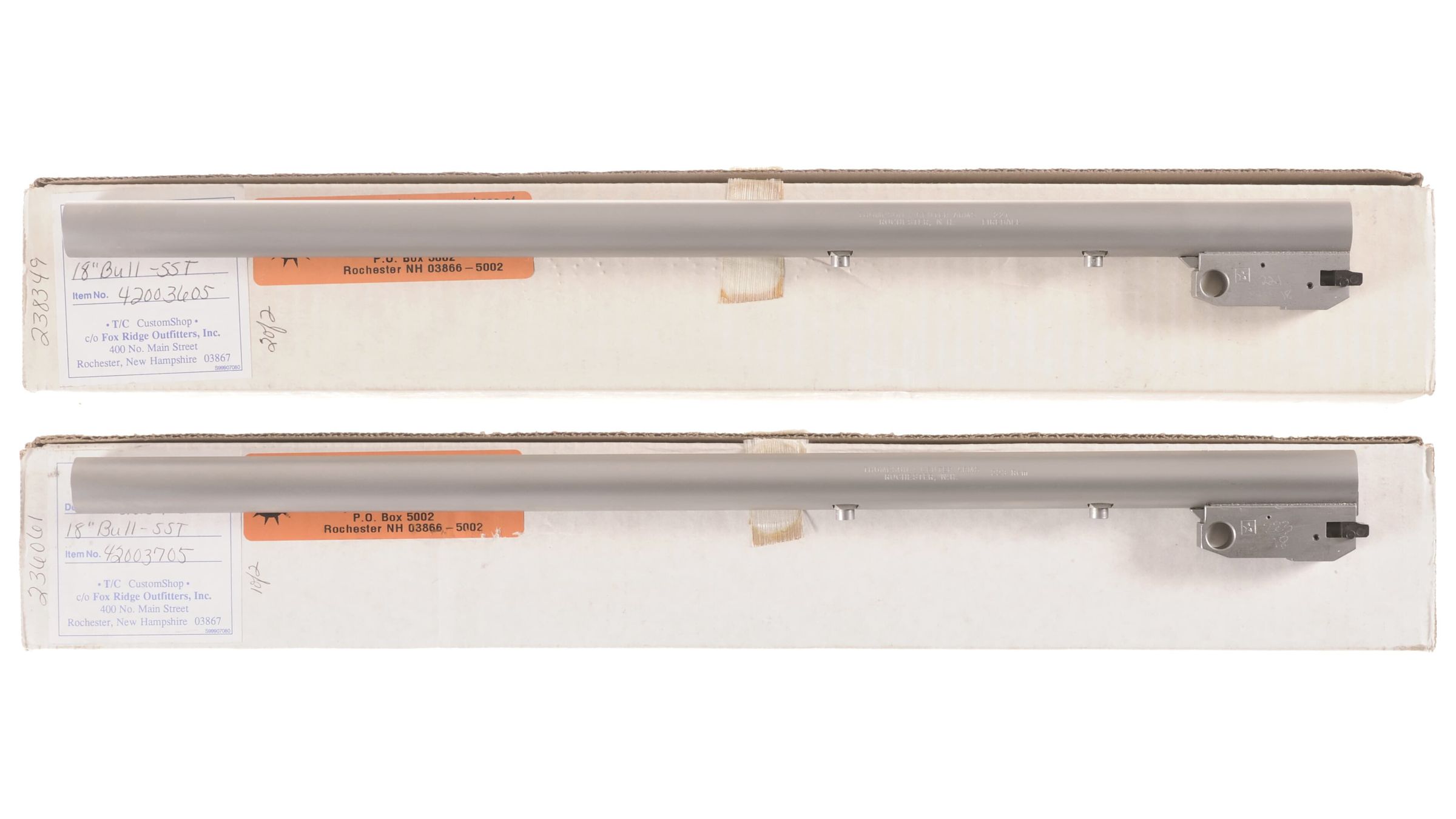 Two Thompson Center Arms Barrels | Rock Island Auction