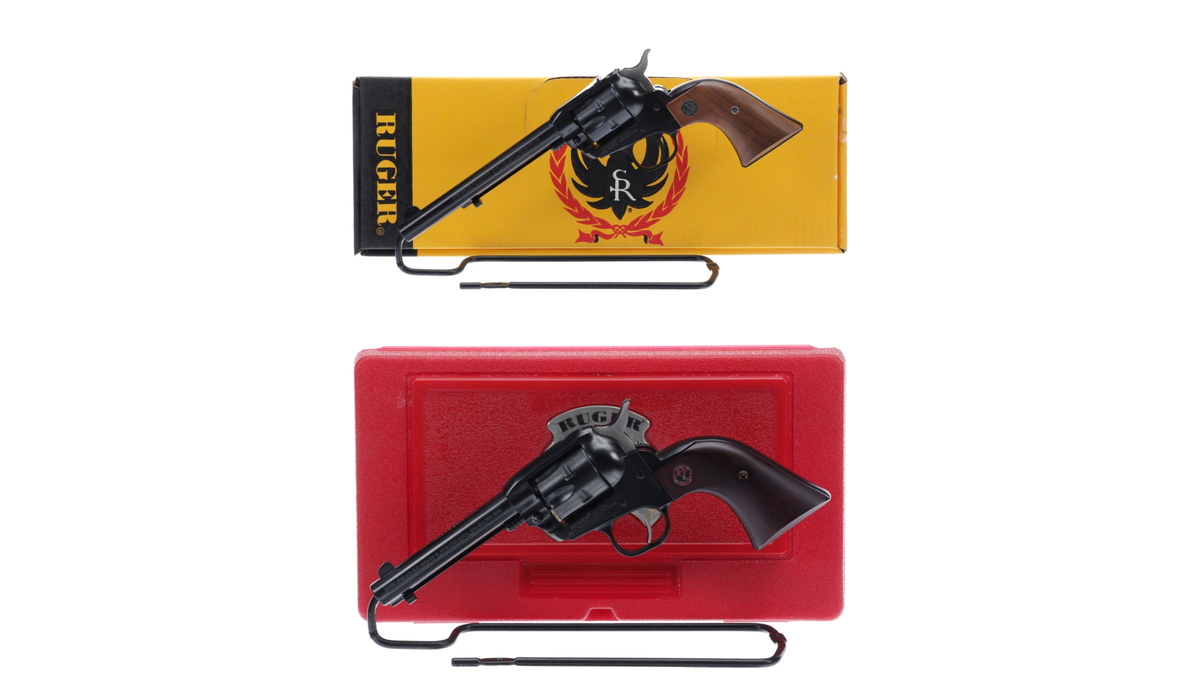 Two Ruger New Model Single Six Revolvers with Boxes | Rock Island Auction