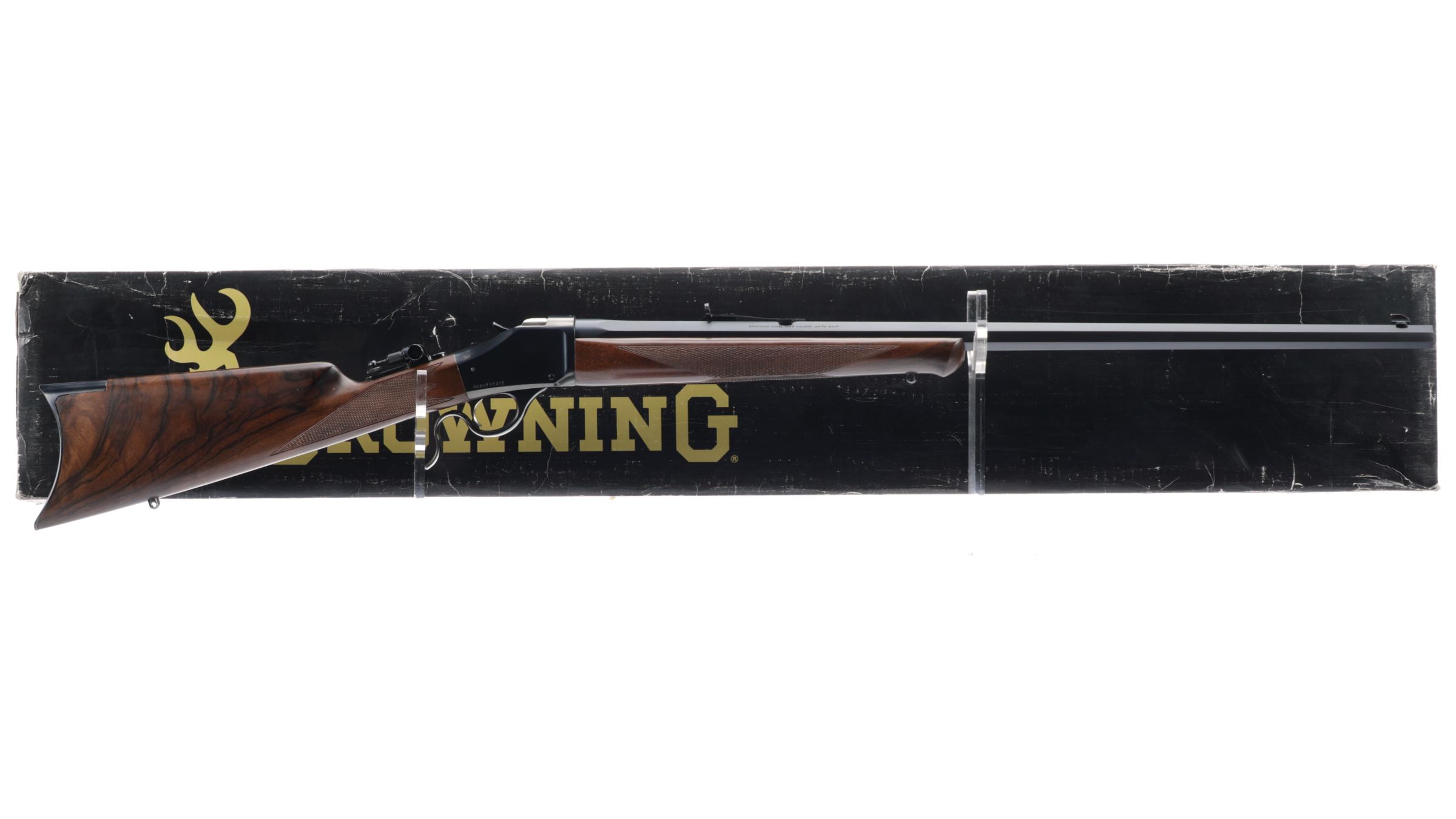 Browning Model 1885 High Wall Falling Block Rifle with Box | Rock ...