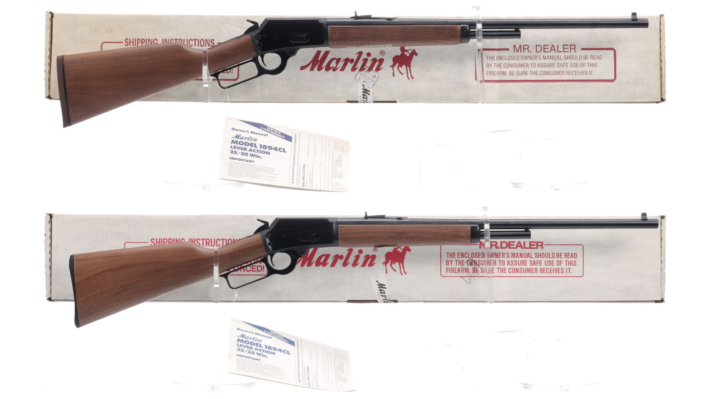 Two Marlin Model 1894 Lever Action Rifles with Boxes | Rock Island Auction