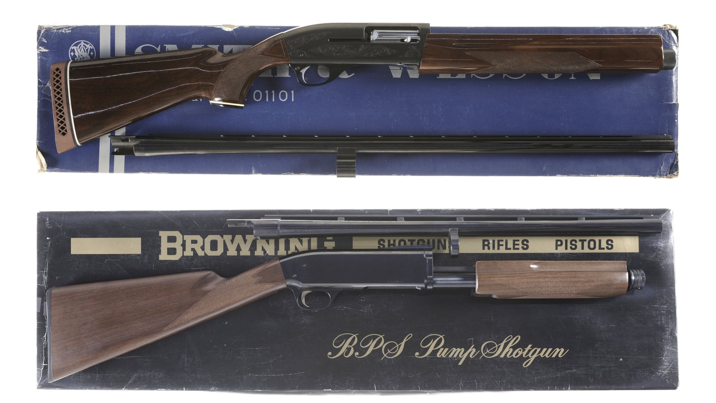 Two Shotguns With Boxes Rock Island Auction